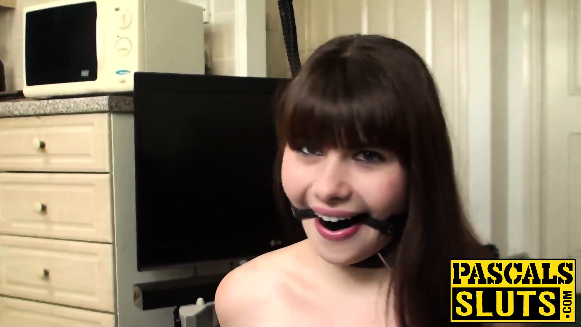 Brunette British Slut Luna Rival Gets Tied Up And Slammed Eporner
