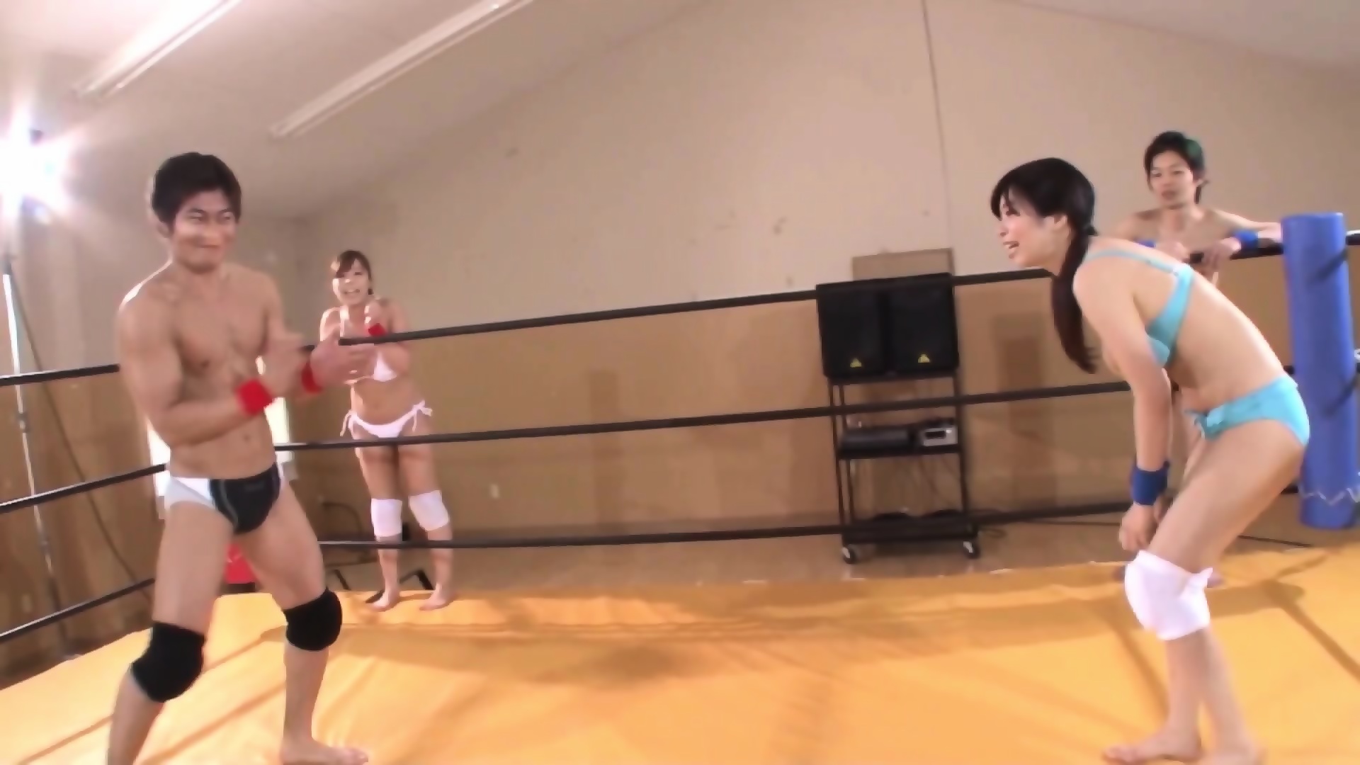 An Amateur Couple Battle A Coed Mixed Erotic Wrestling Match Eporner