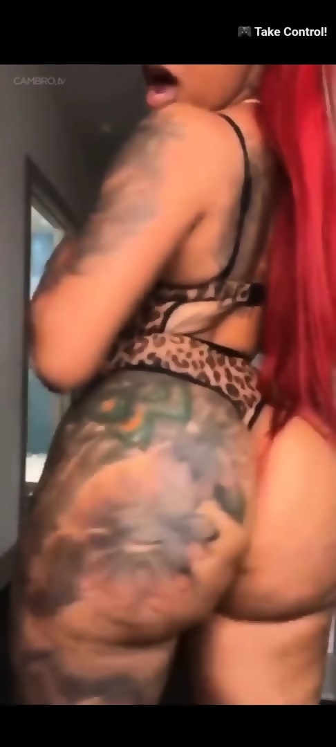 Sexxy Red Head Ebony Milf Clapping Cheeks Eporner