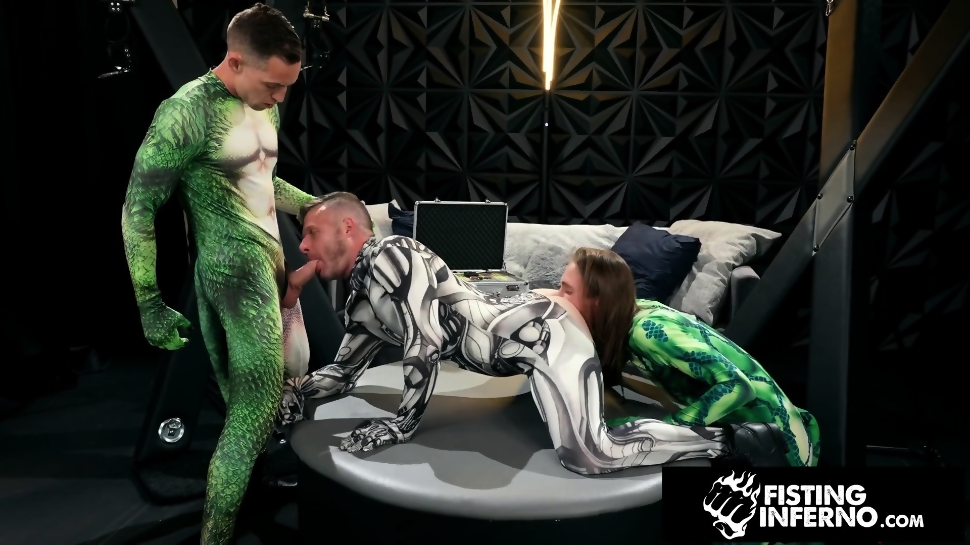 Hunk Brian Bonds Spitroasted By Costume Wearing Jocks X Eporner