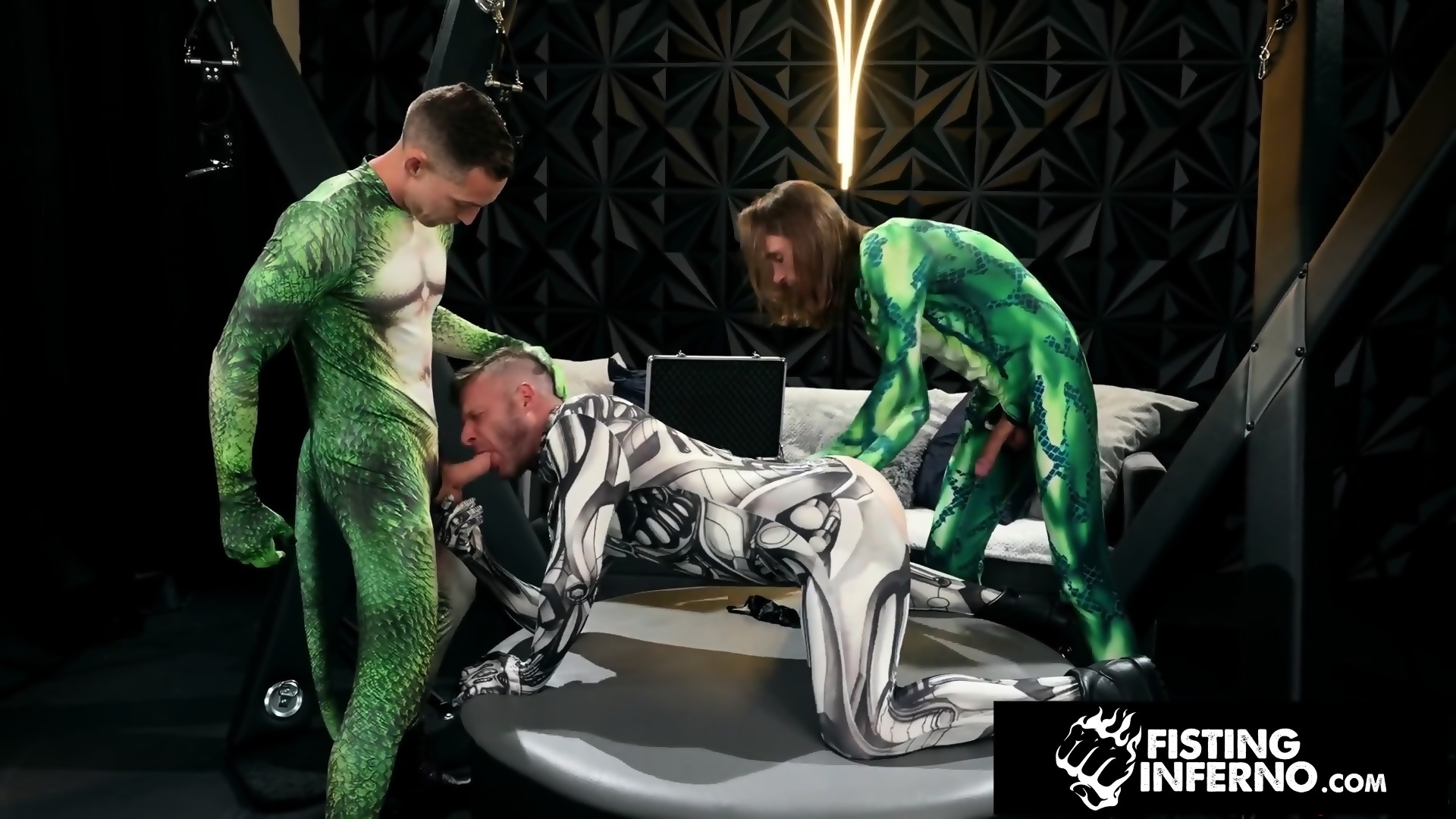 Hunk Brian Bonds Spitroasted By Costume Wearing Jocks X Eporner