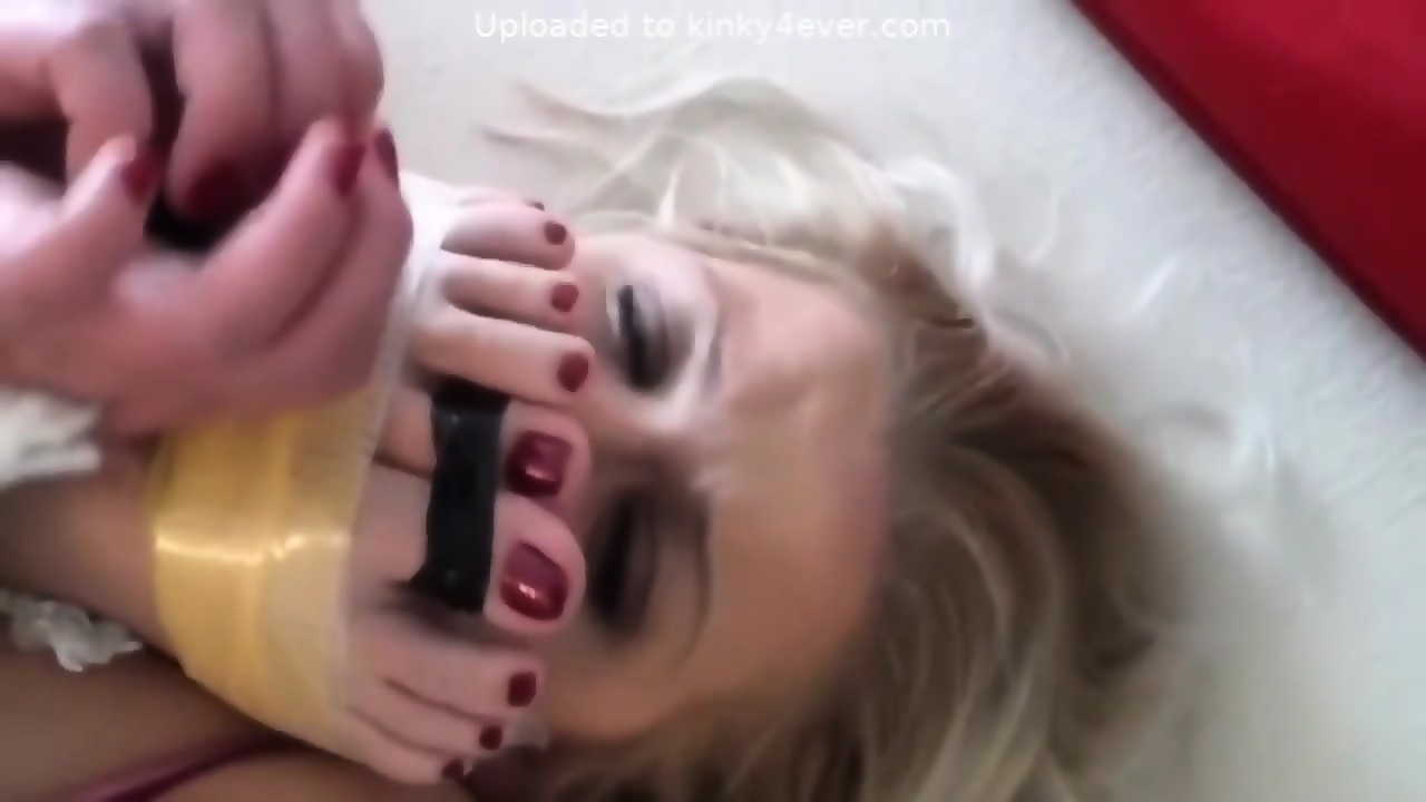 Two Women Tied Together Feet To Face Eporner