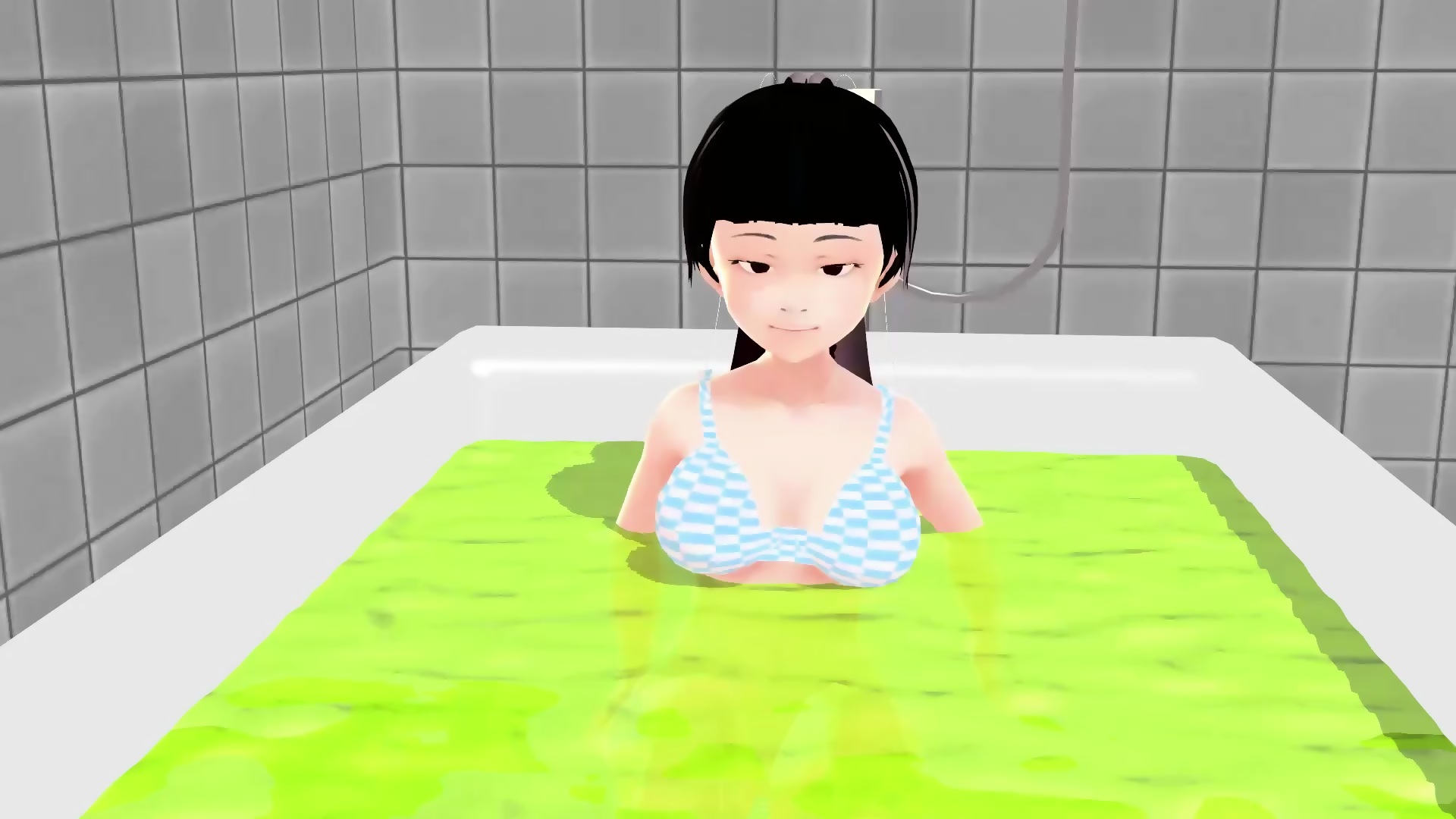Cocoa Anime Girl Takes It All Off In The Bathtub Eporner