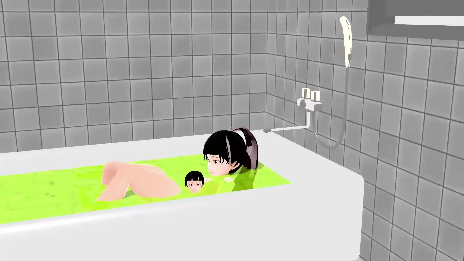 Cocoa Anime Girl Takes It All Off In The Bathtub Eporner
