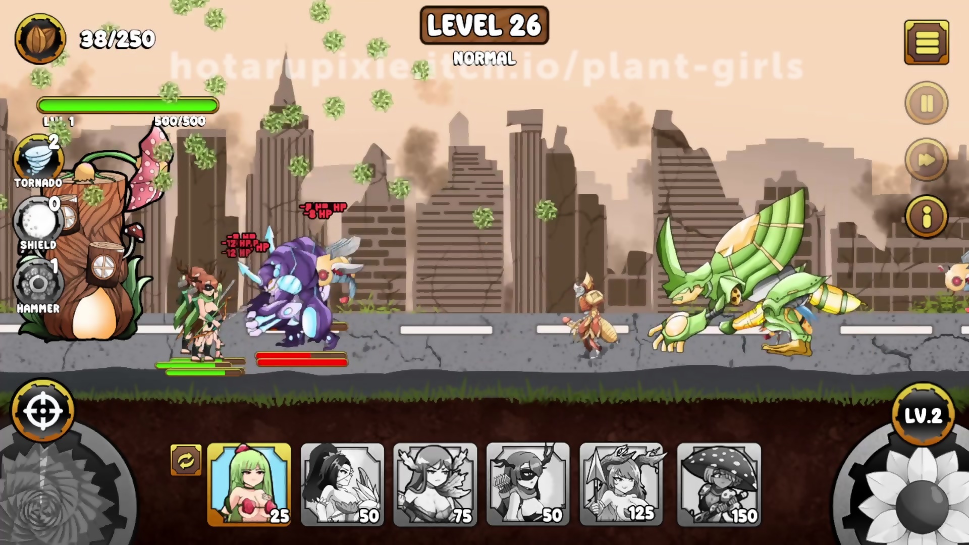 Plant Girls Insect Invasion Level 26 Eporner