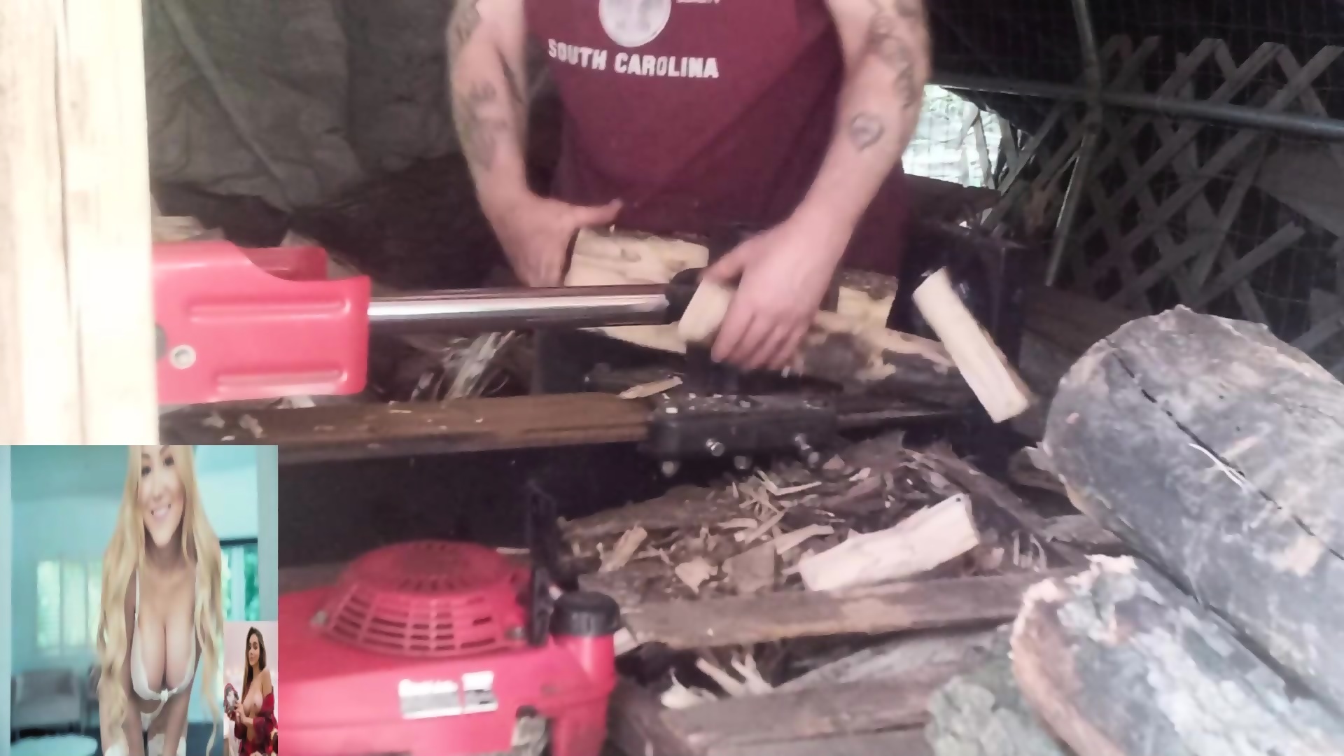 Fixed The Wood Splitter Nice One Eporner