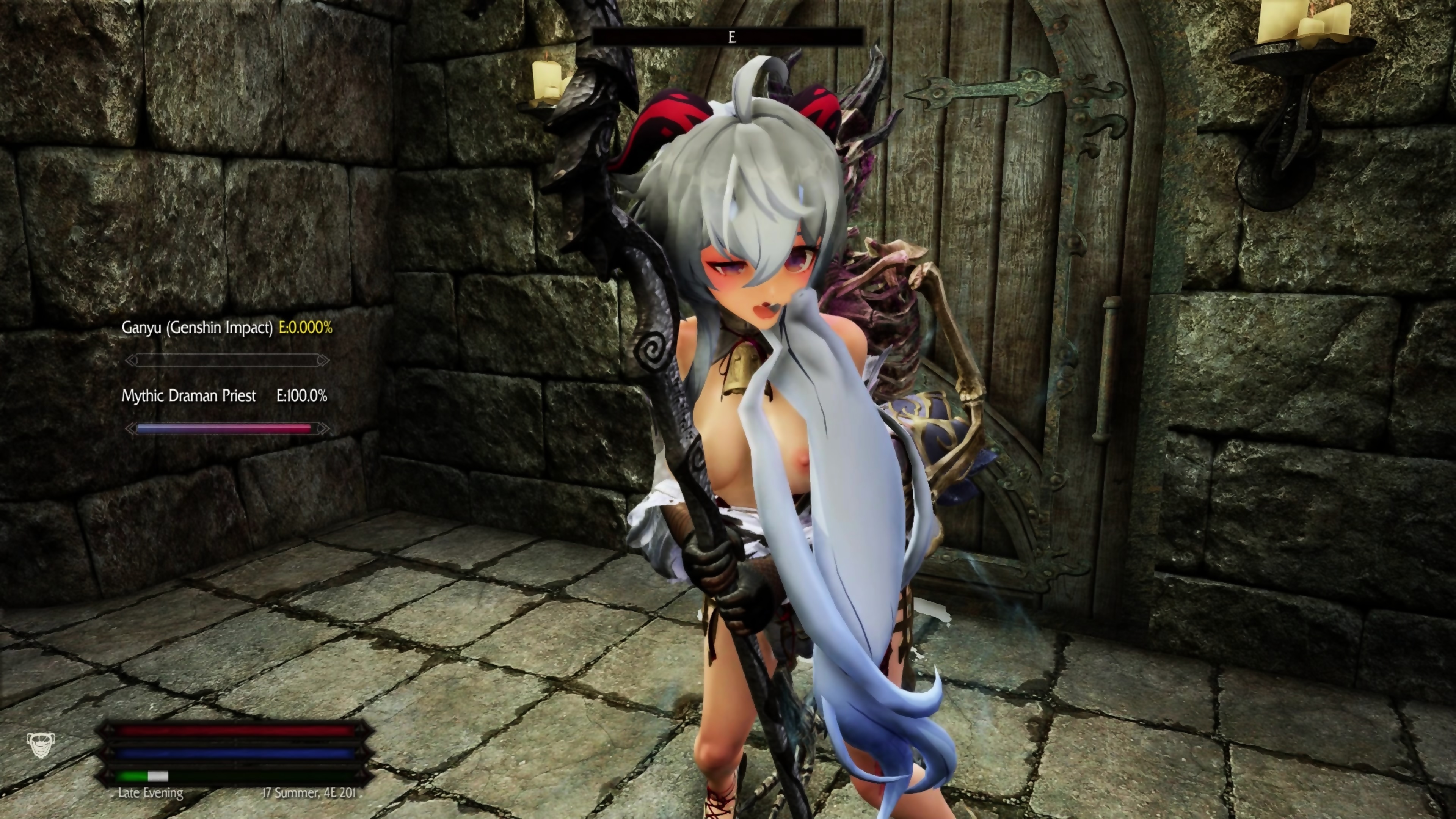 Skyrim Ganyu X Draman Priest Eporner