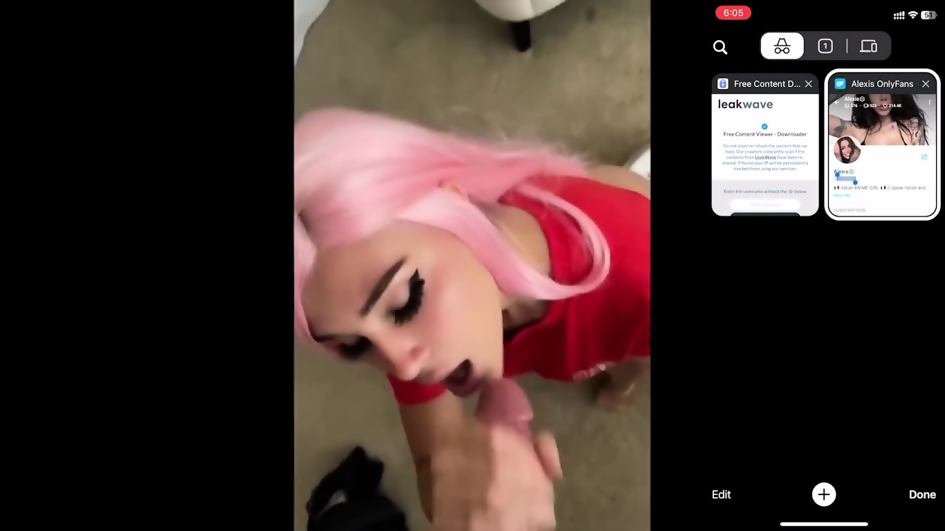 Pink Hair Babe Sucks His Dick Eporner