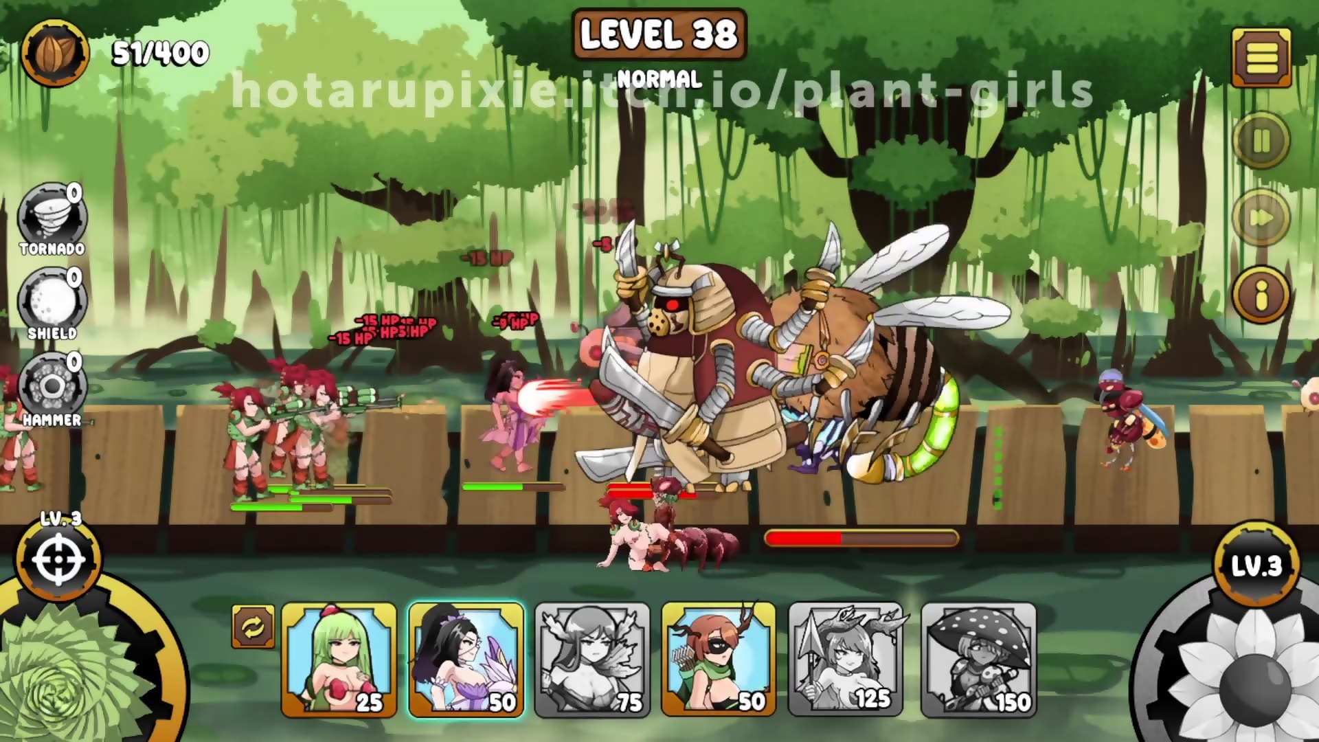Plant Girls Insect Invasion Level 38 Eporner