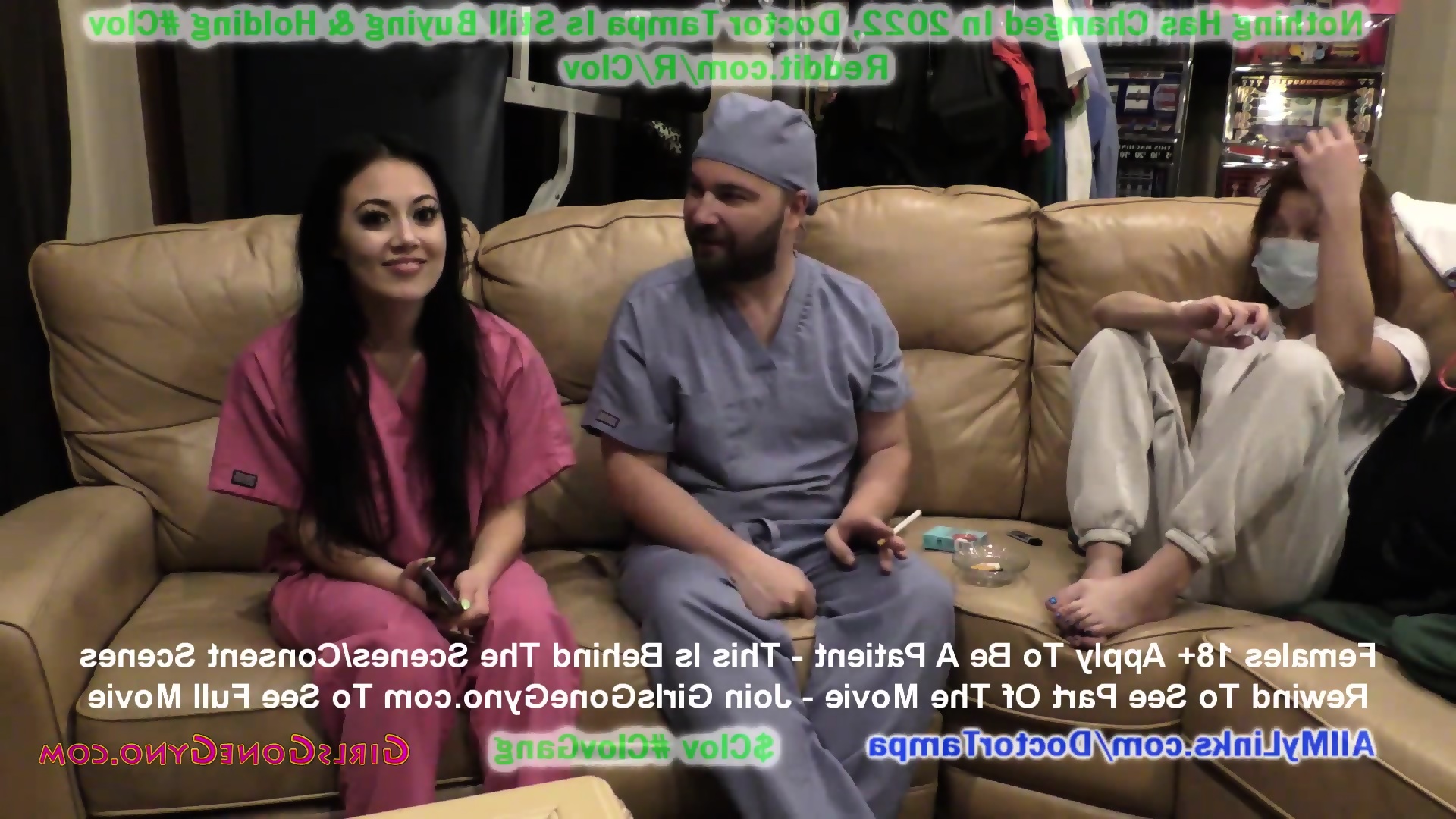 Blaire Celeste Gets Yearly Gyno Exam From Doctor Tampa & Nurse Stacy Shepard Caught Little ...