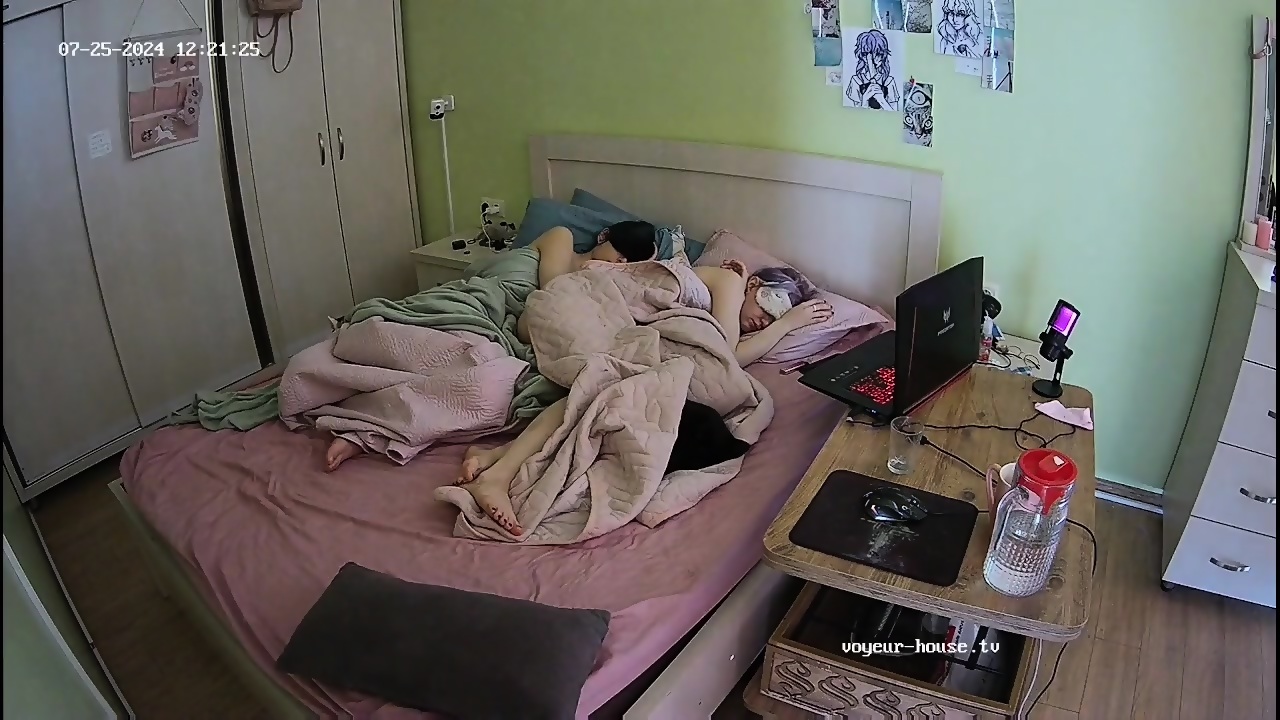 Special Candid Sleeping Bare Feet With Active Toes Closeup Scenes Inira And Unuk Apartment 2024 07 