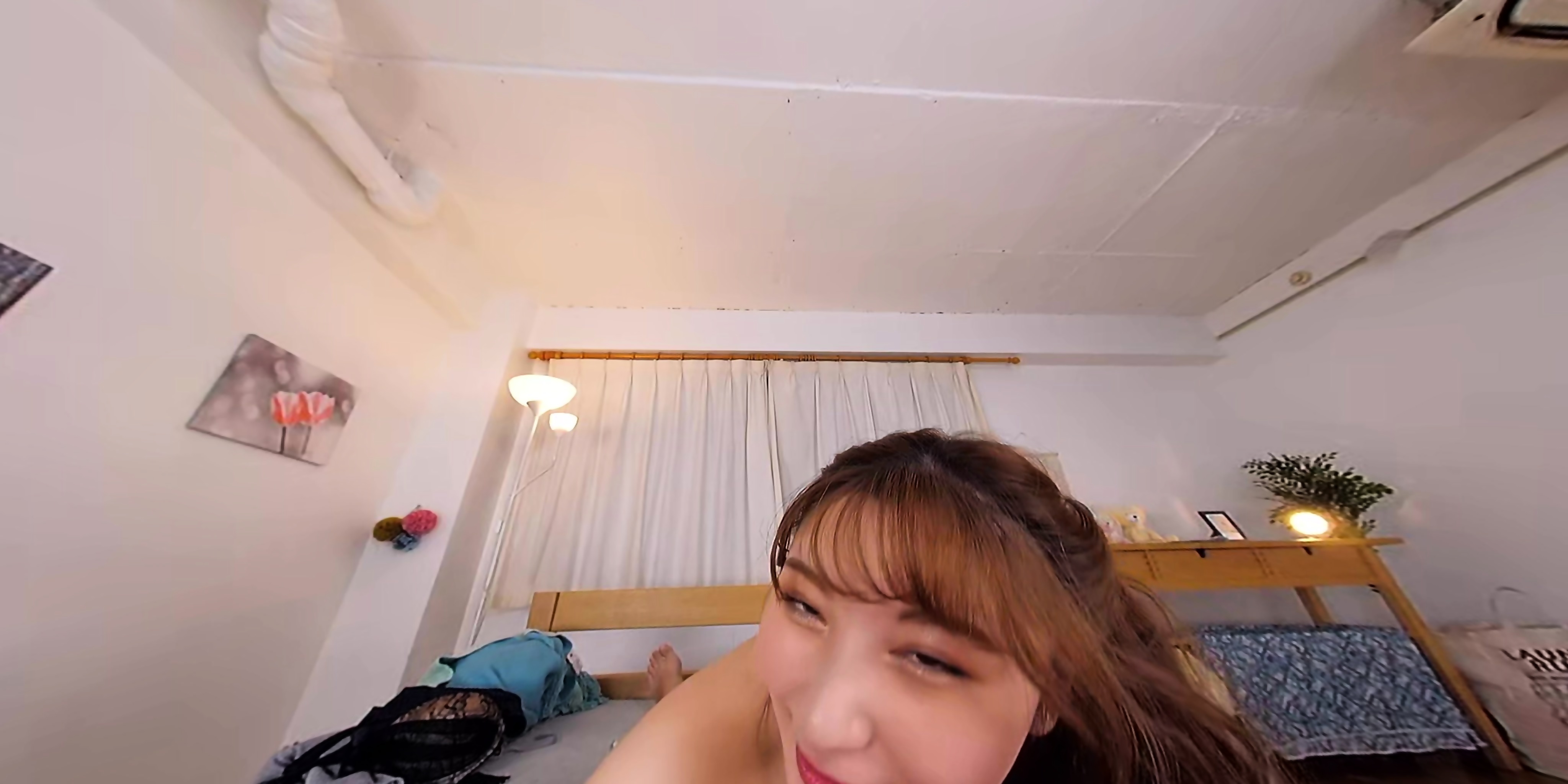3dsvr 1043 B Mina Kitano Wake You Up For Another Creampie Sex After
