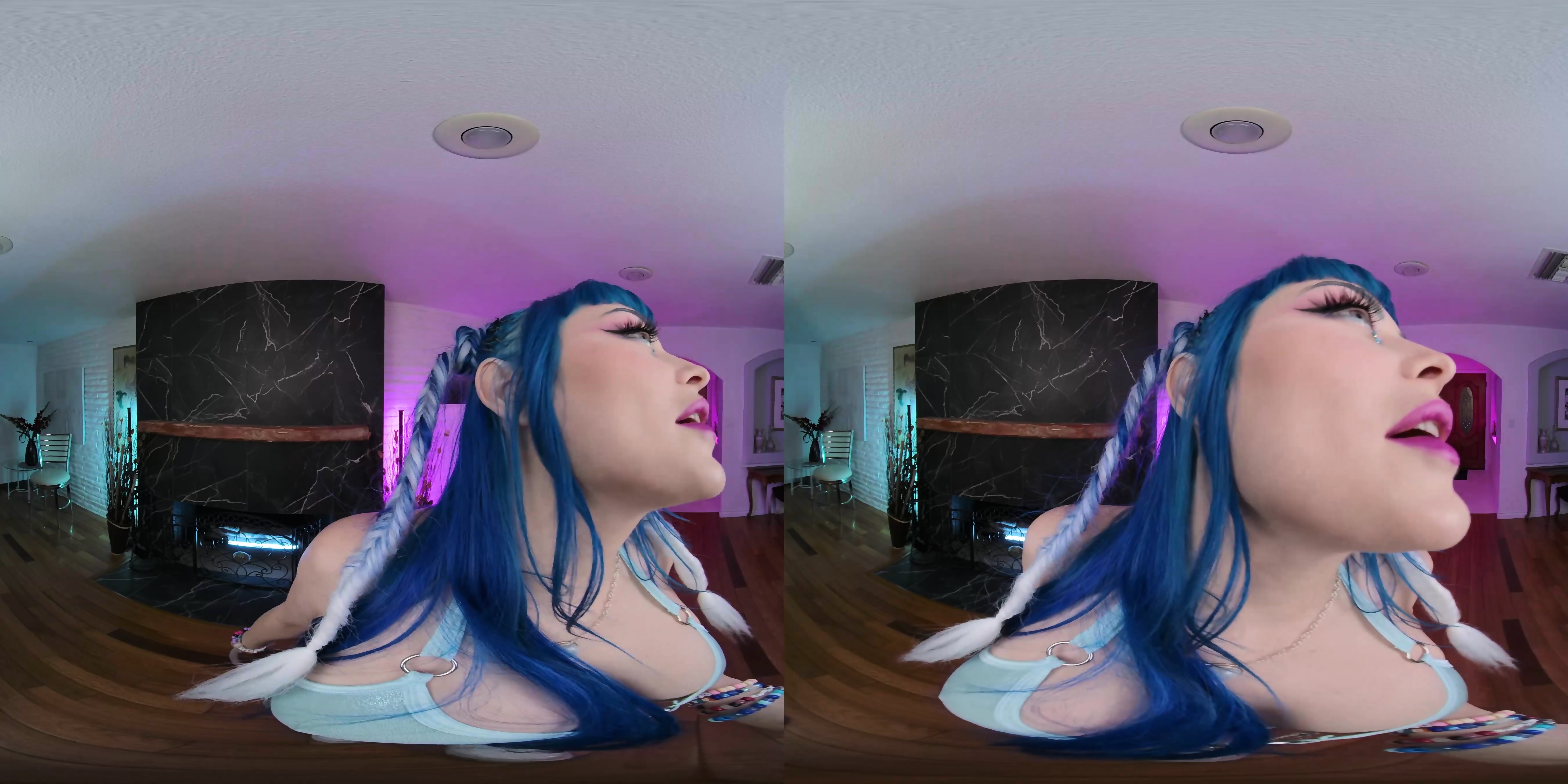 Your Gf Jewelz Blu Is Determined To Get You Excited Before You Two Go To A Rave Eporner