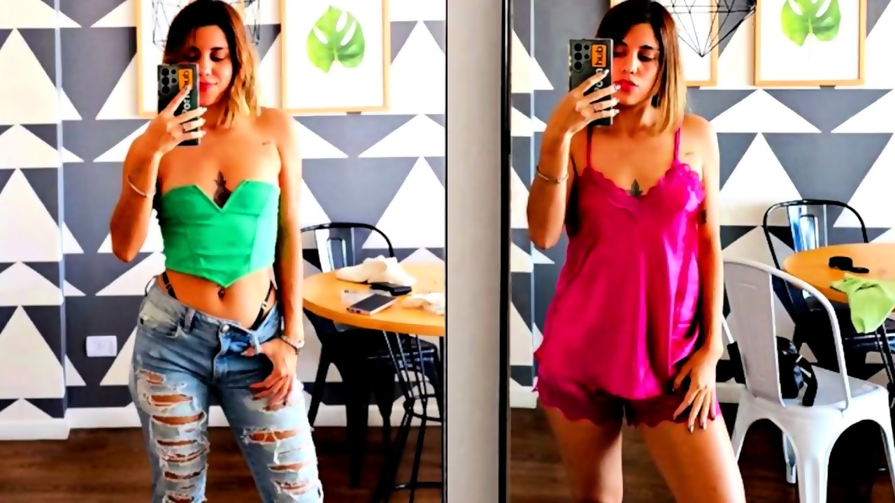 Cute Teen Slut Stepsister AirBnb Sofa Sextape Part1 - Sara Latina - EPORNER