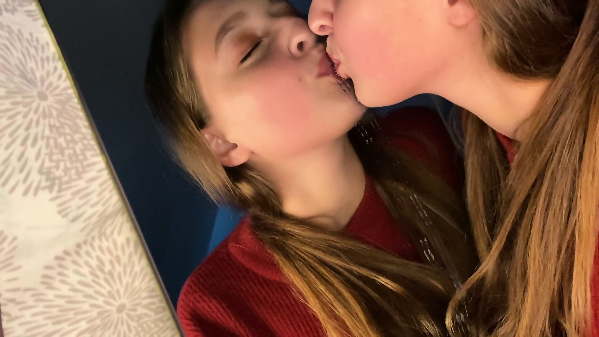 Asmr Sloppy Mirror Licking And Kissing Eporner