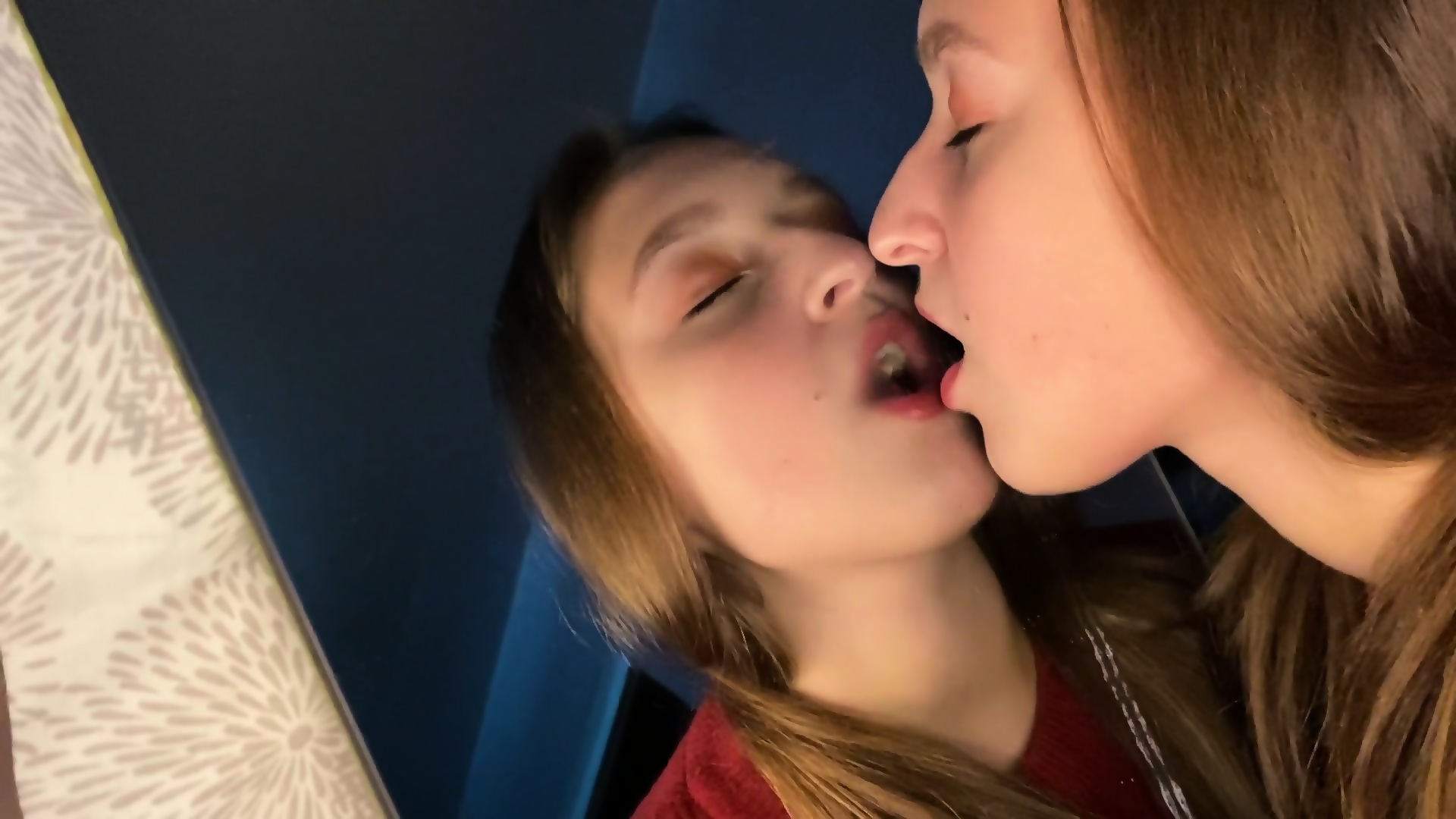 Asmr Sloppy Mirror Licking And Kissing Eporner