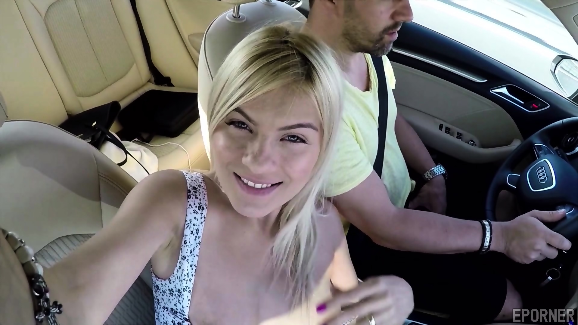 Blonde Girl Is Giving Him The Best Blowjob - EPORNER