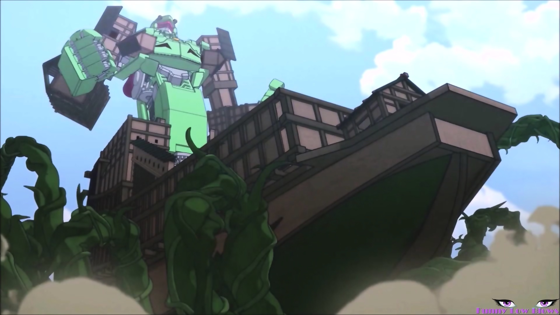 Batman Ninja Poison Ivy Ballbusting Robin Anime Kick In The Balls Catwoman Harley Quinn