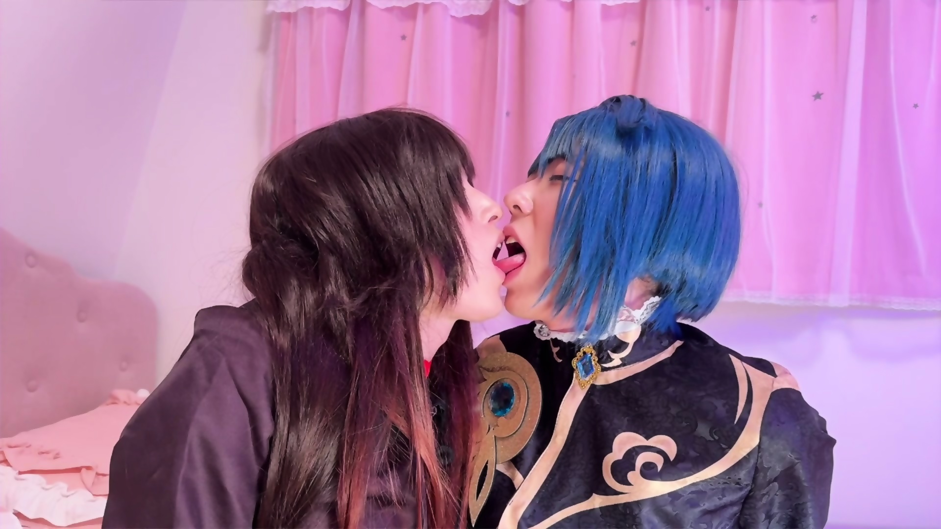 Hu Tao And Xingqiu Cosplay Traps Eporner