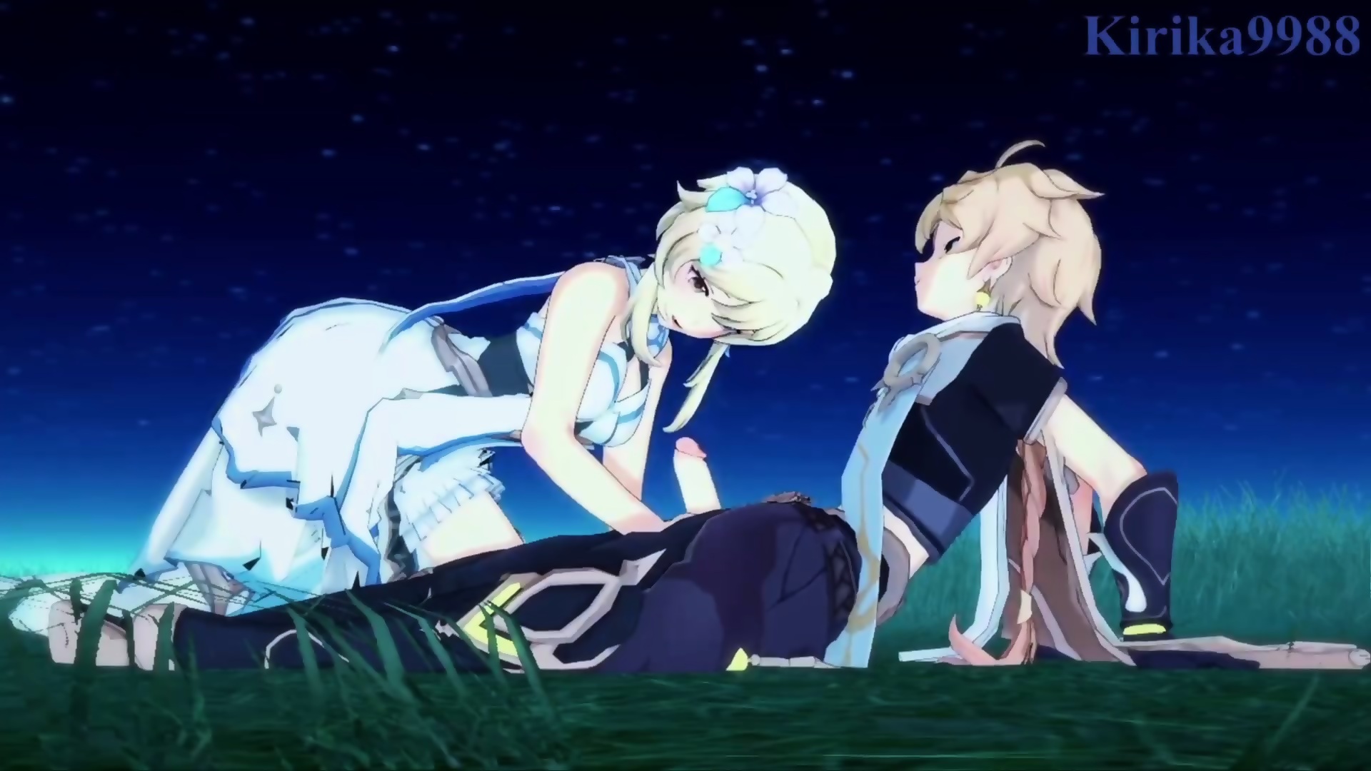 Lumine And Jean Gunnhildr And Aether Intense Sex Genshin Impact