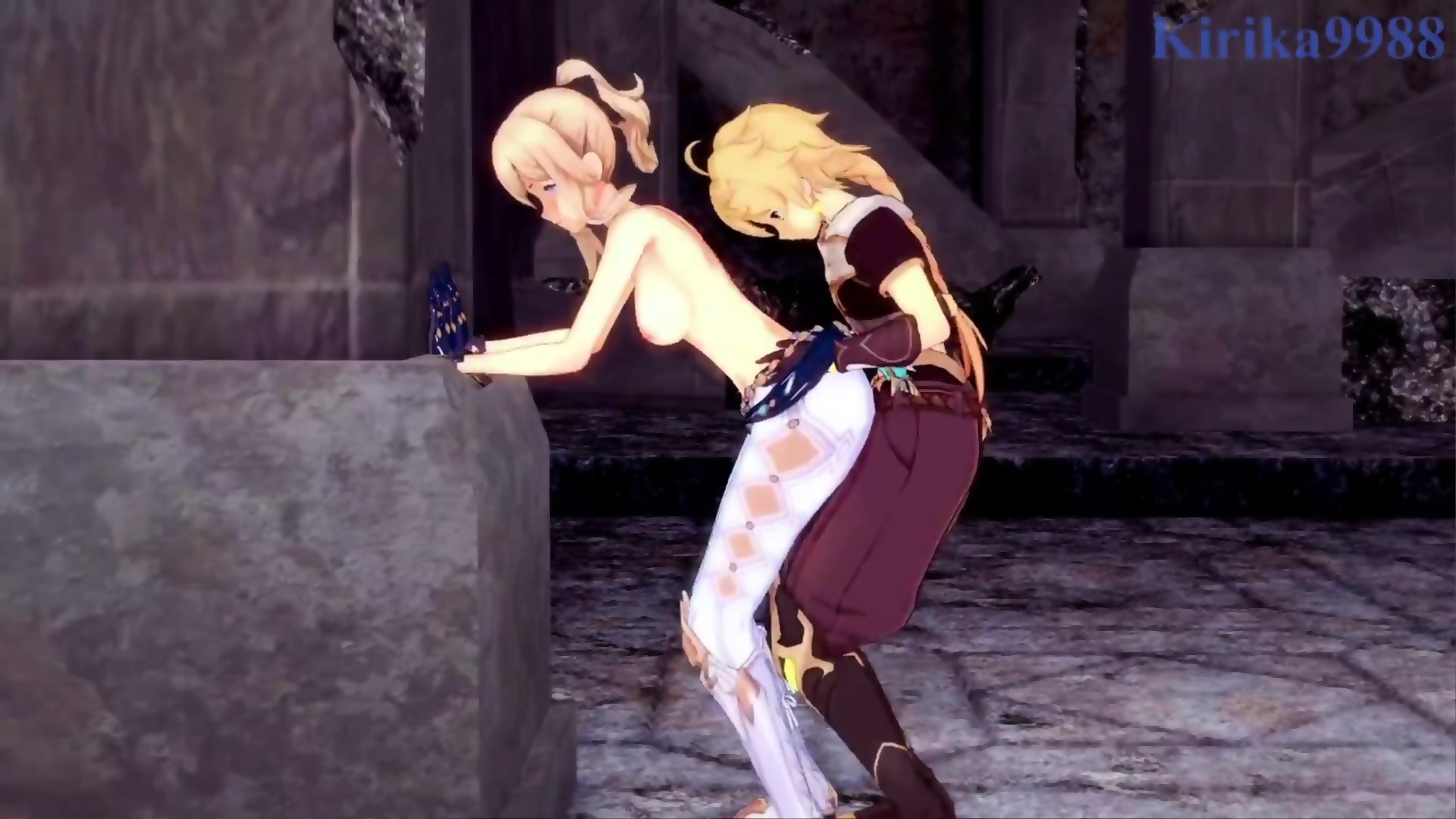 Lumine And Jean Gunnhildr And Aether Intense Sex Genshin Impact