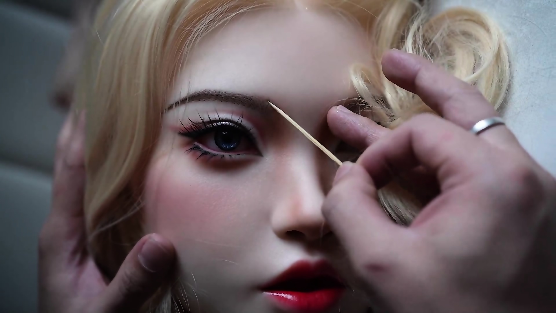 Realistic Silicone Ros Head Movable Jaw Sex Doll Kvn Lina Paige Eporner