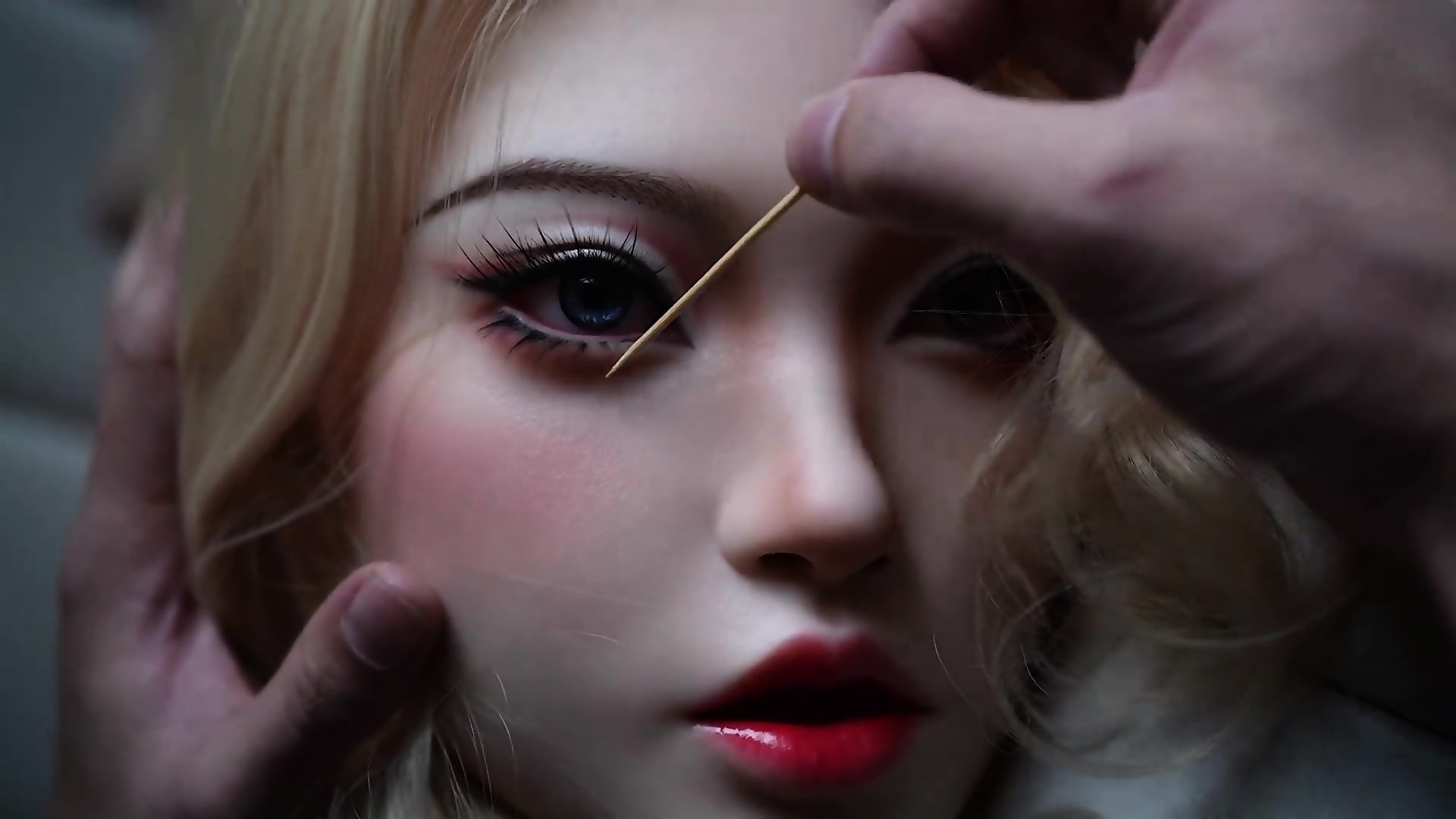 Realistic Silicone Ros Head Movable Jaw Sex Doll Kvn Lina Paige Eporner