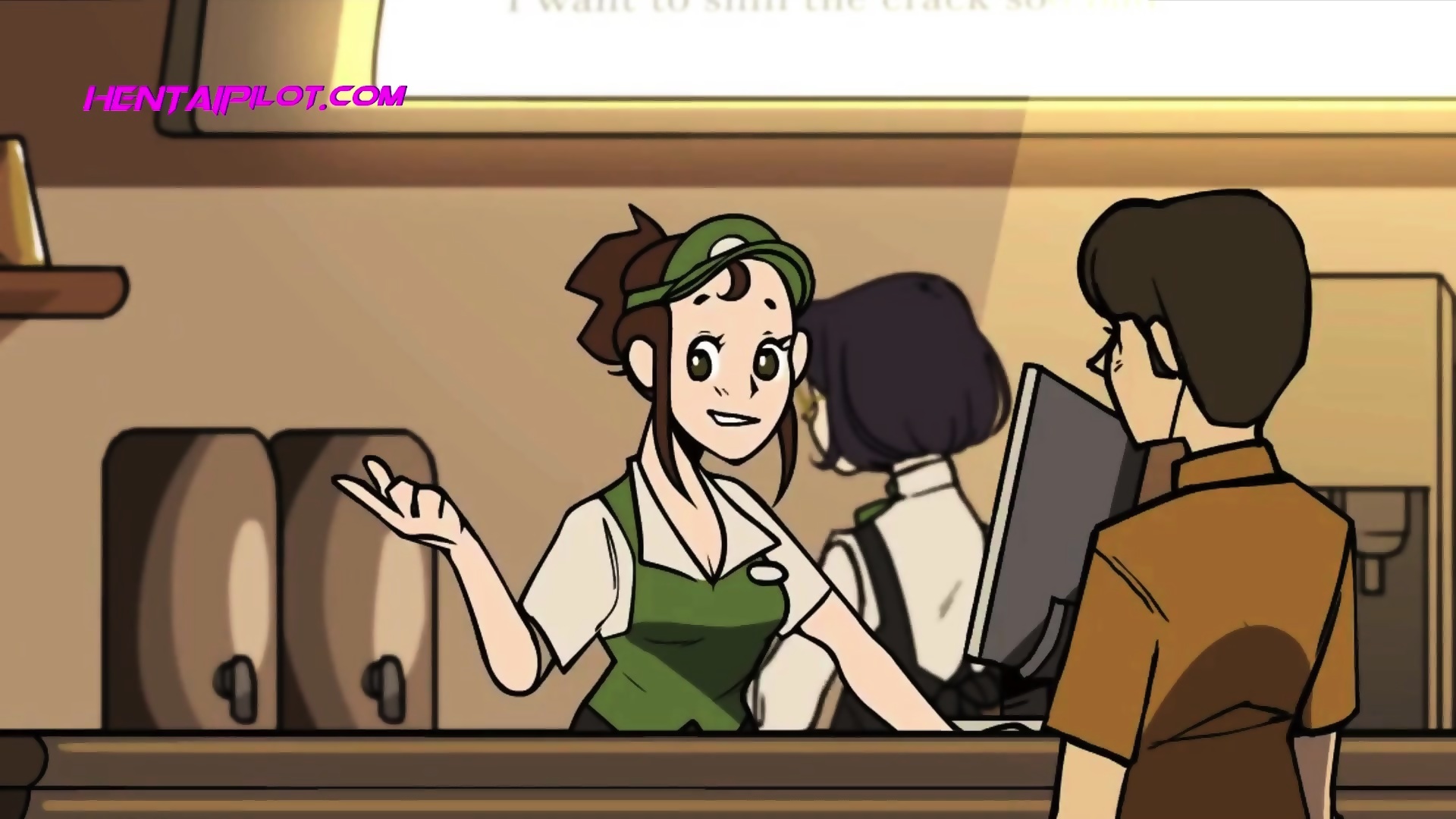 Barista With A Huge Shape Wants Sex Badly Cartoon Parody Eporner