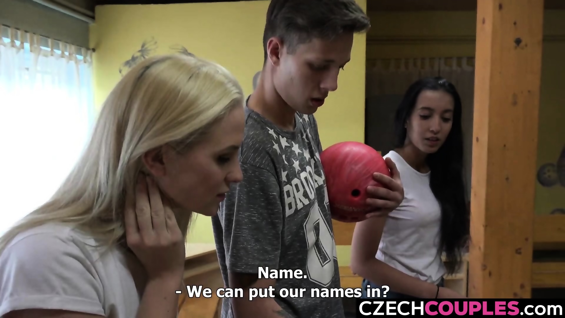 Foursome Fucking In Bowling Centre Eporner