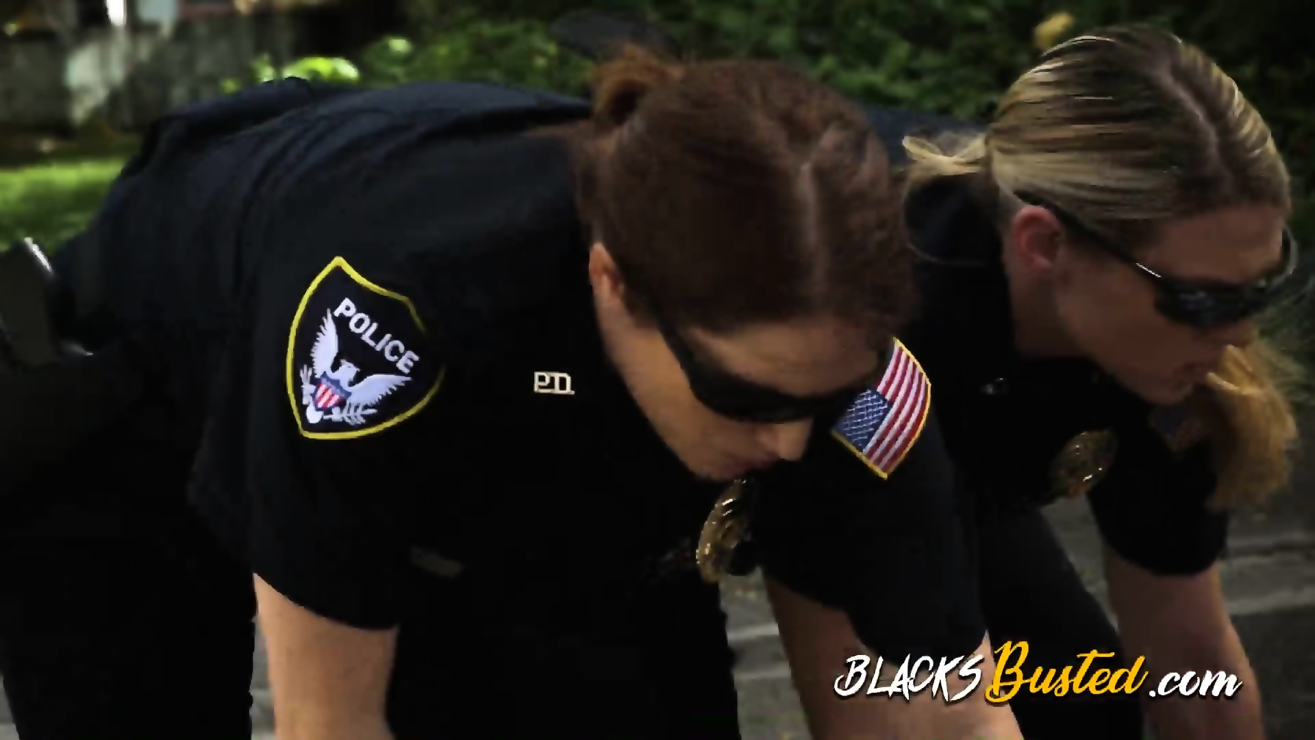 Black Guy Is Being Arrested After Running By Two Female Police Officers Eporner 6362