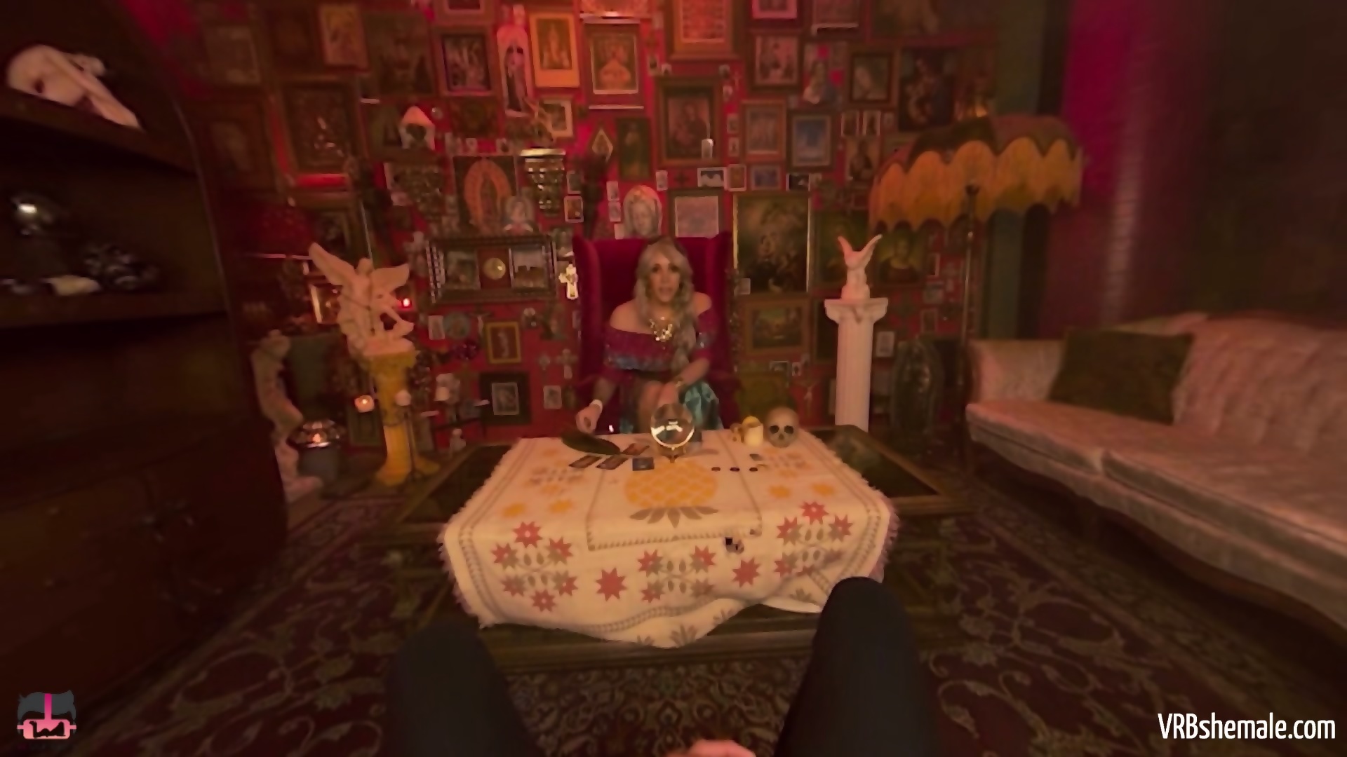 Tranny Fortune Teller Has Sex With Her Client Eporner