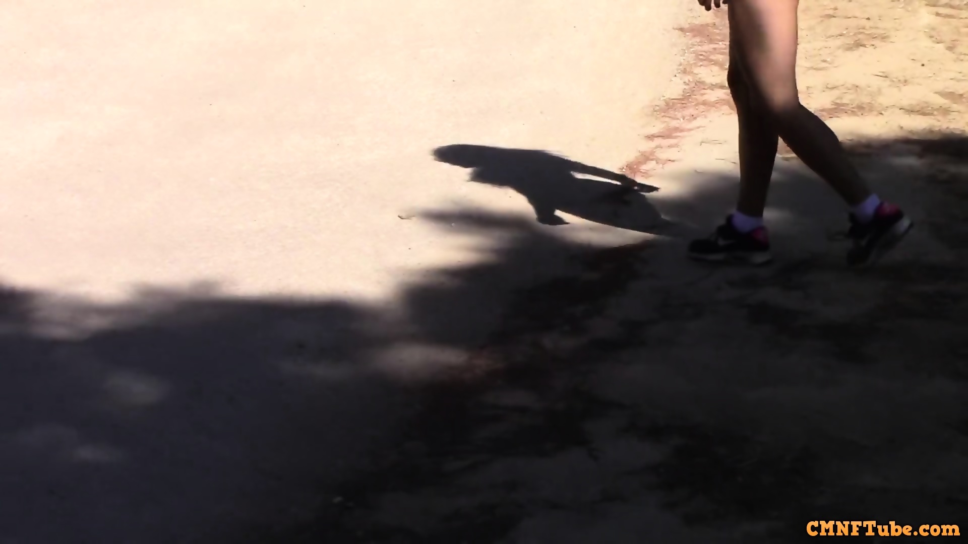 Cute Exhibitionist Gets Embarrassed After Being Caught By A Bike Eporner