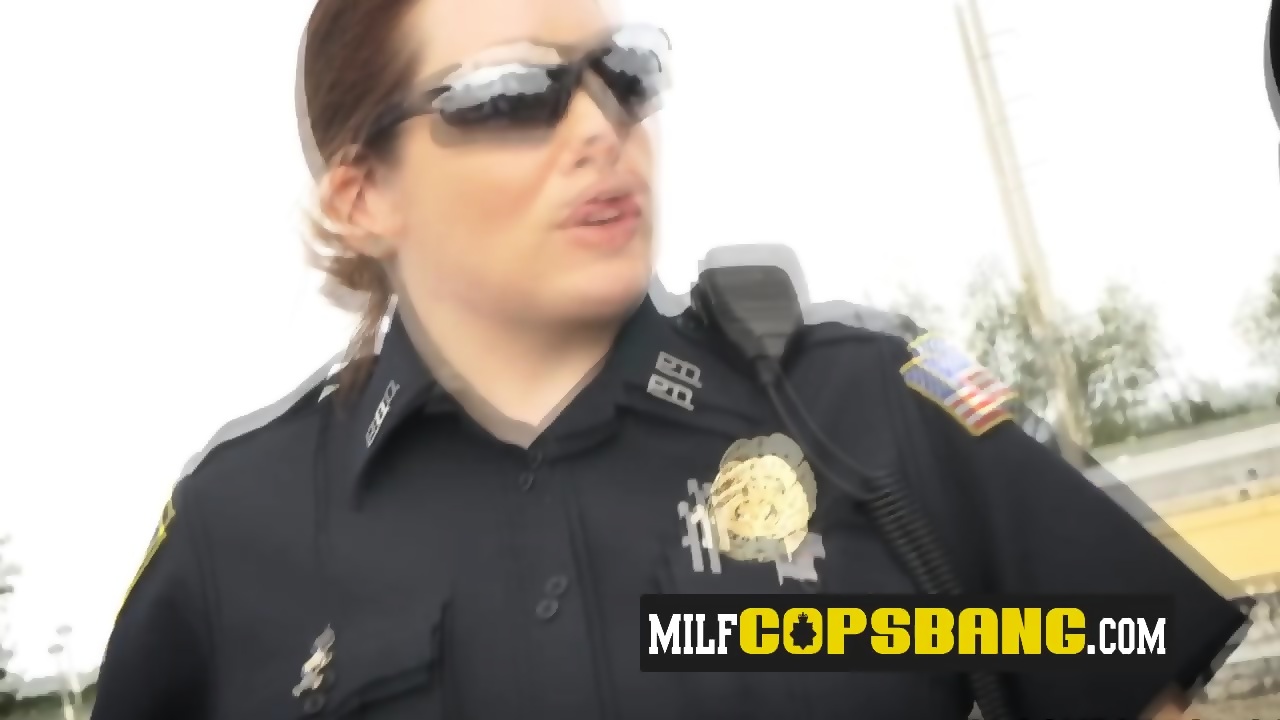 Enjoy Some Hardcore Sex On A Rooftop With These Busty Milfs Officers Arresting Bbc Criminals