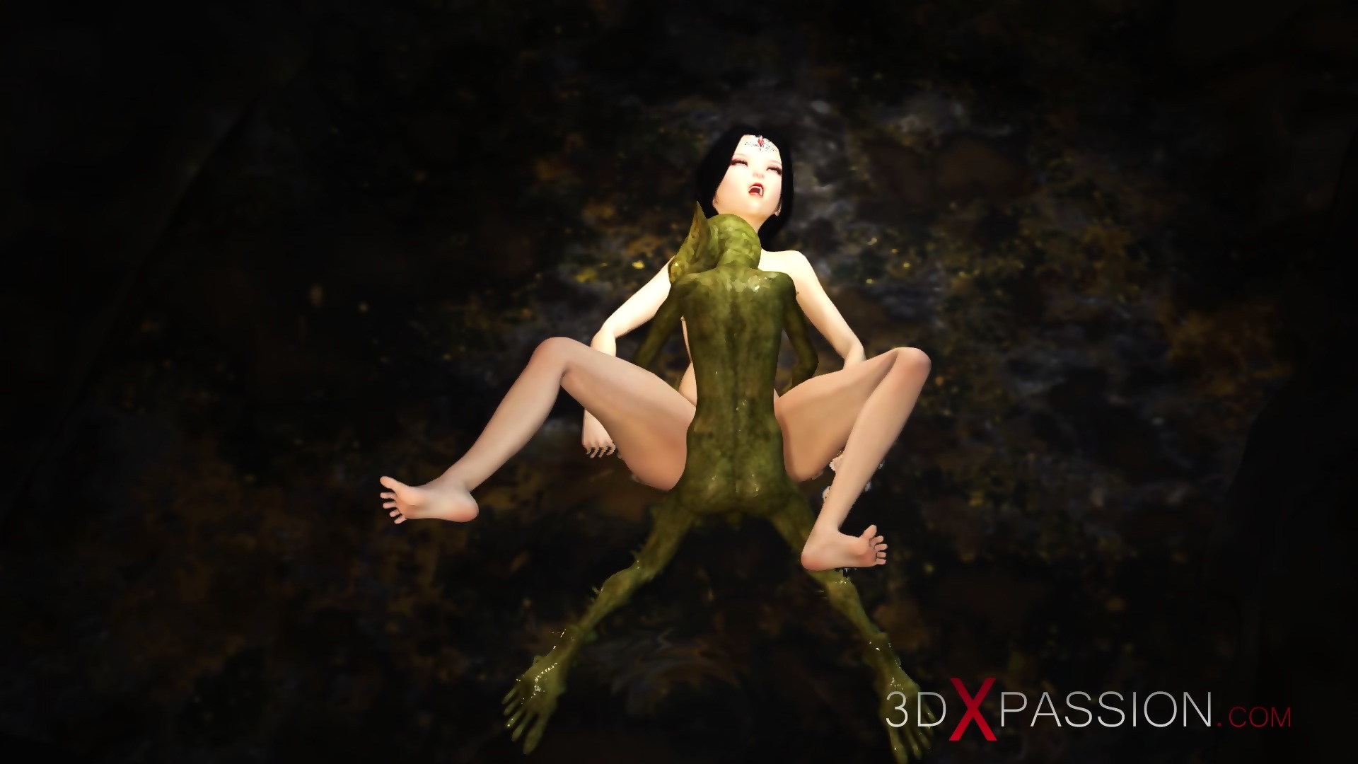 Sex In The Mystical Cave Green Monster Boggles Fucks Hard A Young