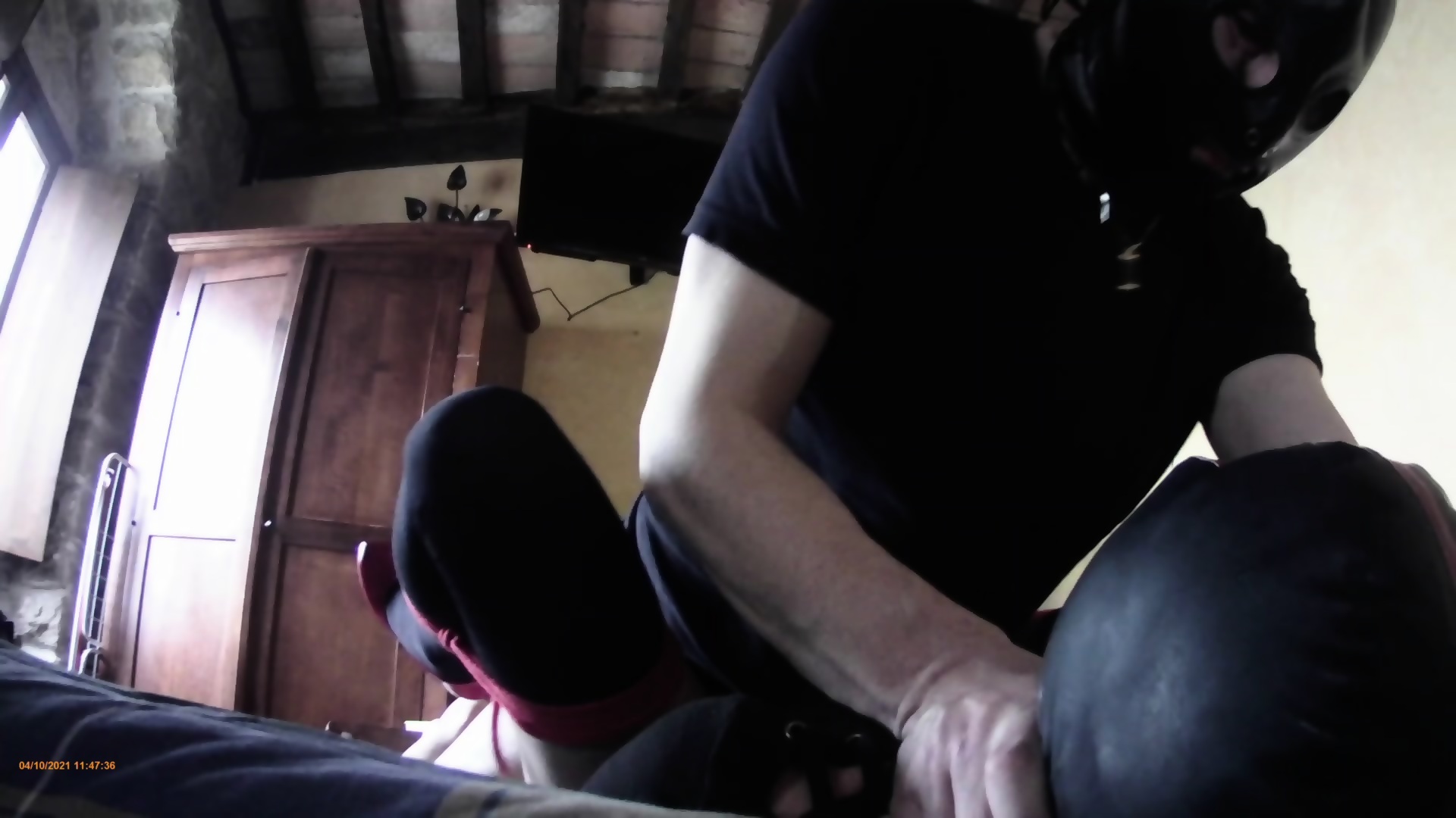 Laura On Heels Amateur 2021 On Stocking And Red High Heels Tied Up And Roughly Fucked On The Bed