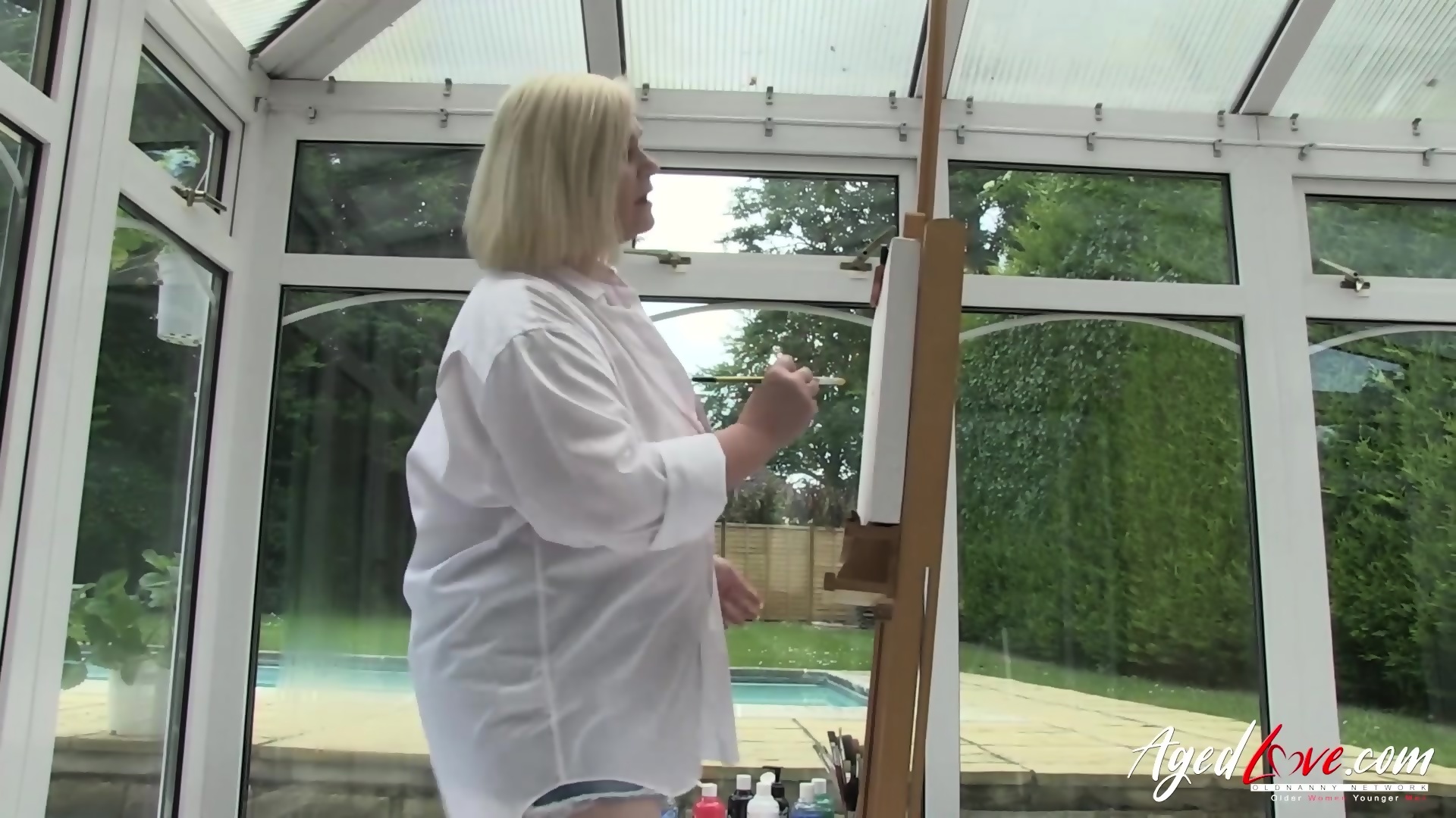 Agedlove Mature Lady Lacey Starr Hardcore Art Lesson With Luke Hotrod