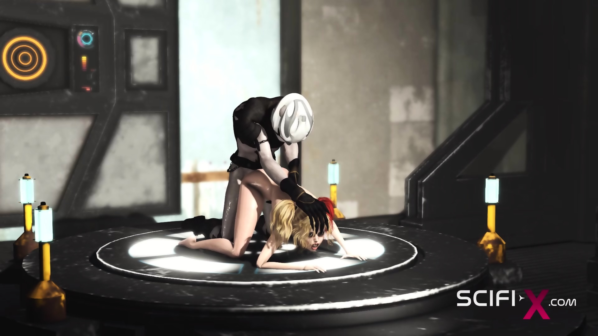 Hot Sex In The Sci Fi Lab A Sexy Girl Gets Fucked By An Android