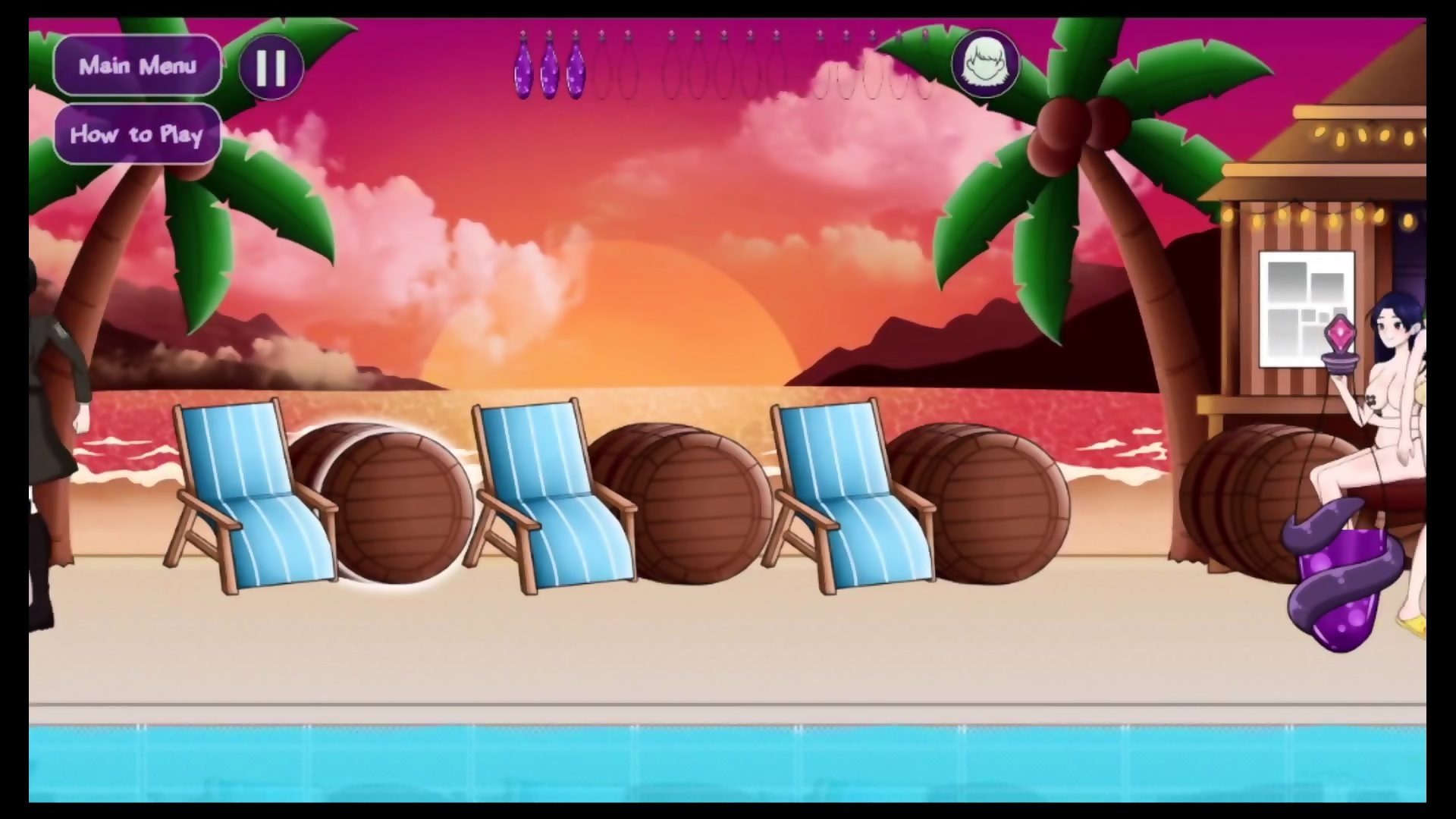 Tentacle Beach Party New Gameplay Anime Character Eporner