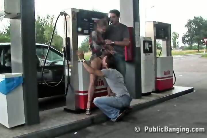 Gas Station Threesome Eporner