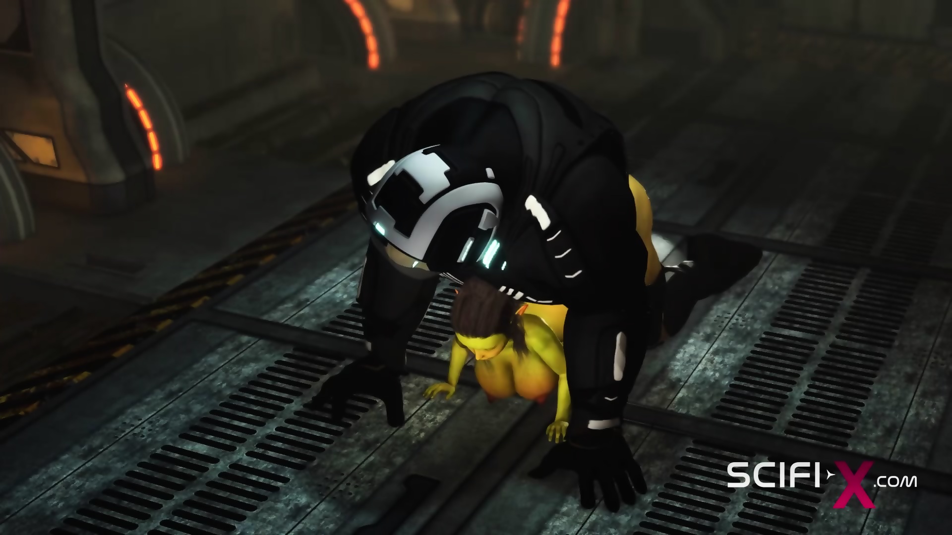 Alien Sex In A Starship Female Green Alien Gets Fucked By A Big