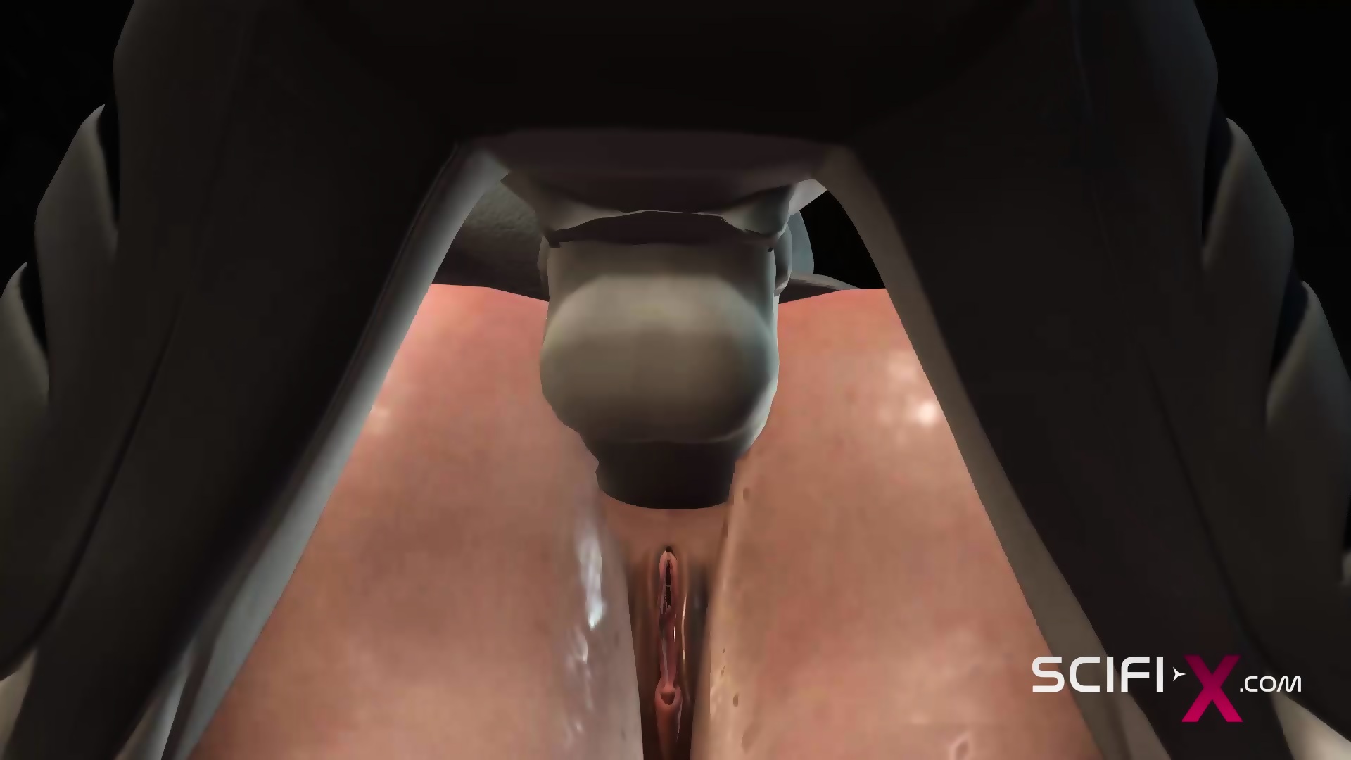 Super Alien Sex With A Hot Horny Hottie In A Spacecraft And A Grey