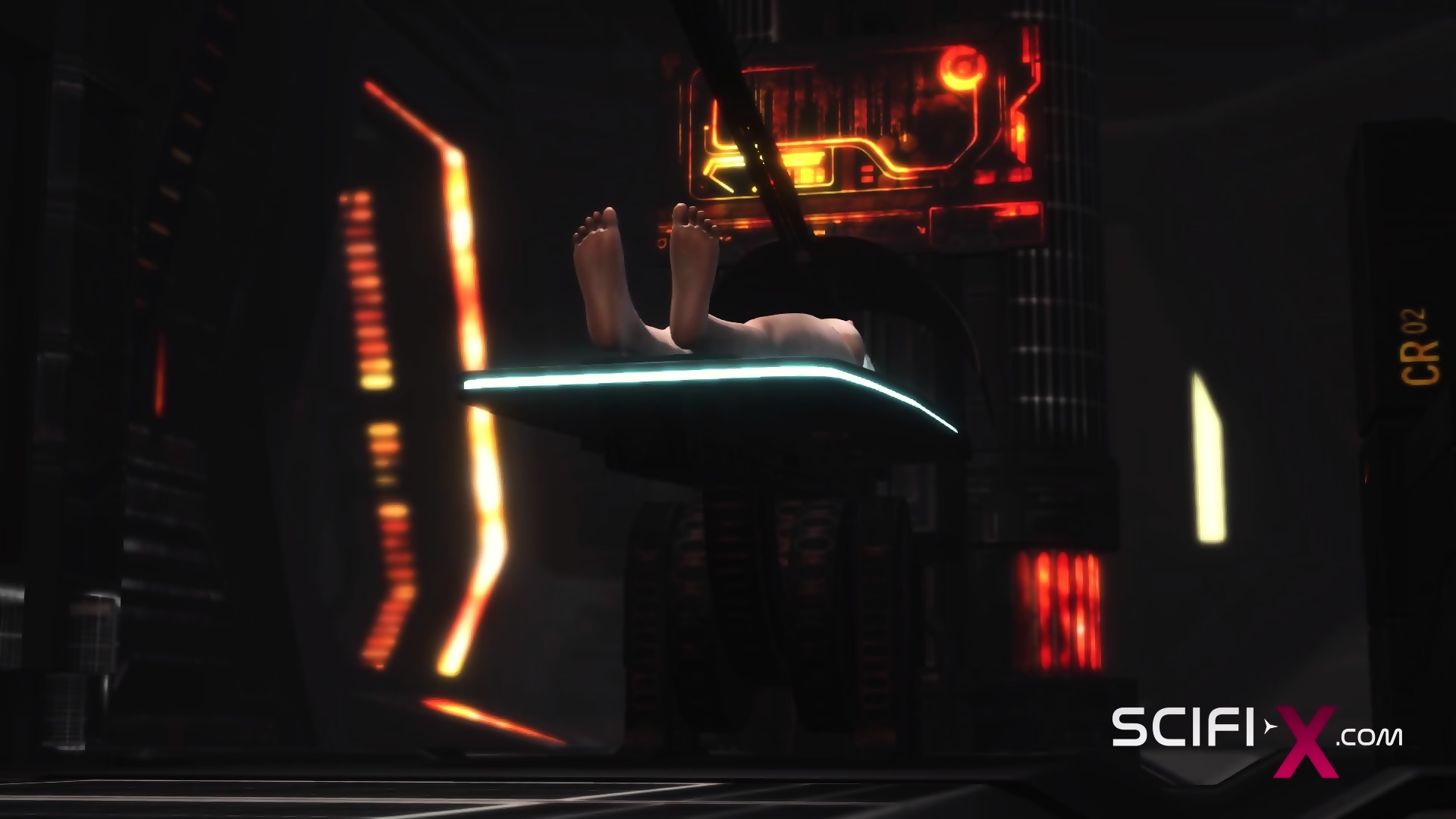 Super Alien Sex With A Hot Horny Hottie In A Spacecraft And A Grey