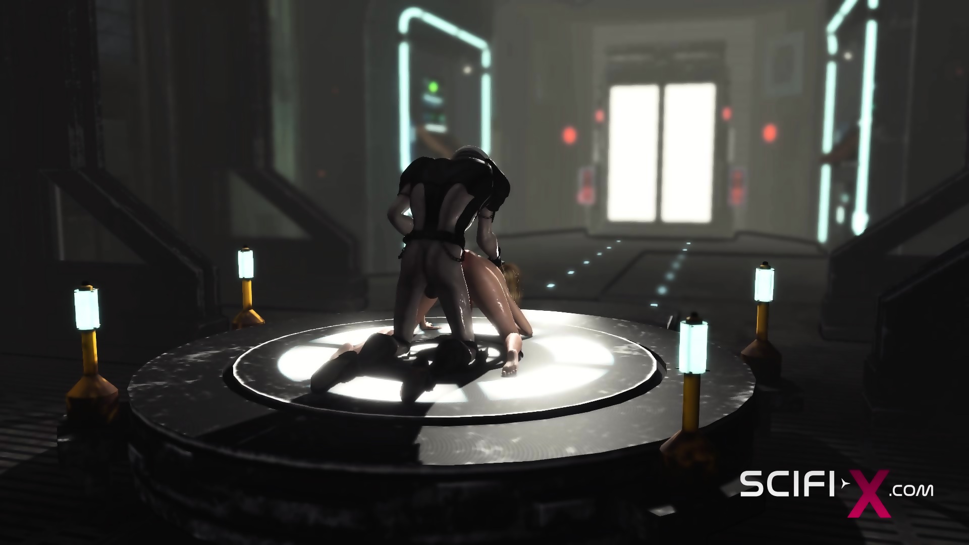 Sex Cyborg Monster Plays With A Young Horny Hottie In The Sci Fi Dungeon Eporner