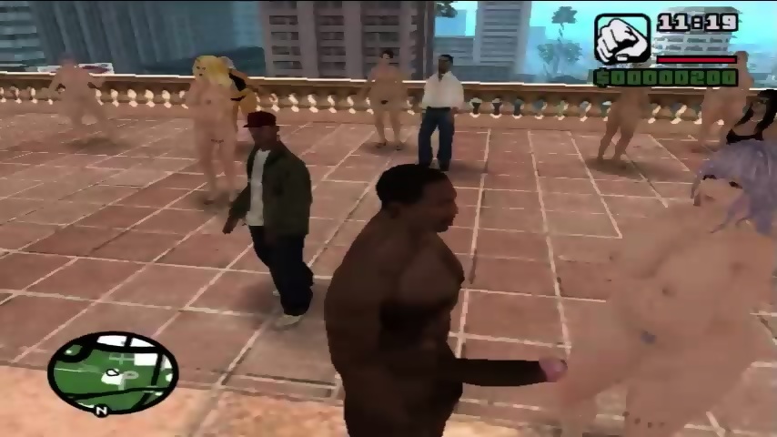 Cj With A Big Dick Seeing Big Tits And Big Butts In Gta Sa Eporner