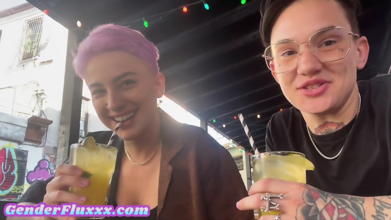 Lesbian Inked Queer Enjoys Amateur Sex With Colored Hair Gf Eporner
