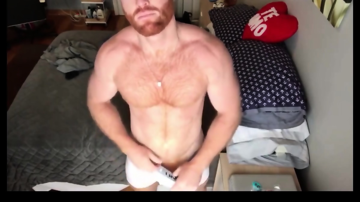 Ginger Hunk Seth Forena Bed Jerks His Cock Until He Cums Eporner
