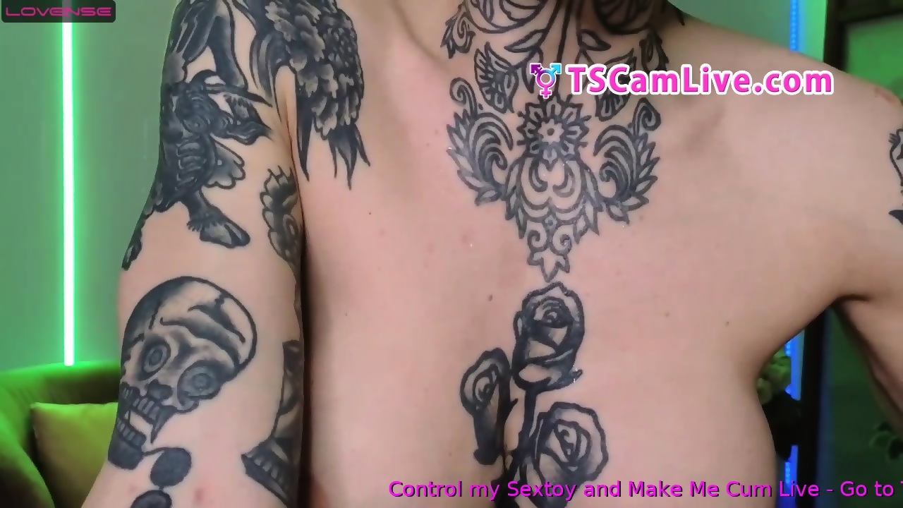 Perfect Tits Tattoed Shebabe Gets Horny In A Live Cam Show Part 2 Eporner
