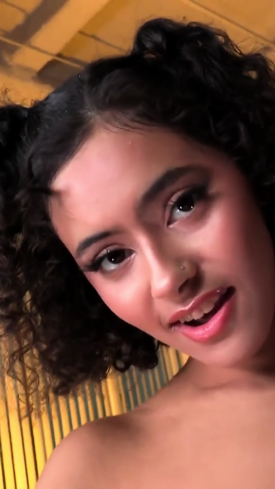 Gorgeous Latina With Perfect Pussy Teasing Cock POV Vertical - Dani Diaz - EPORNER