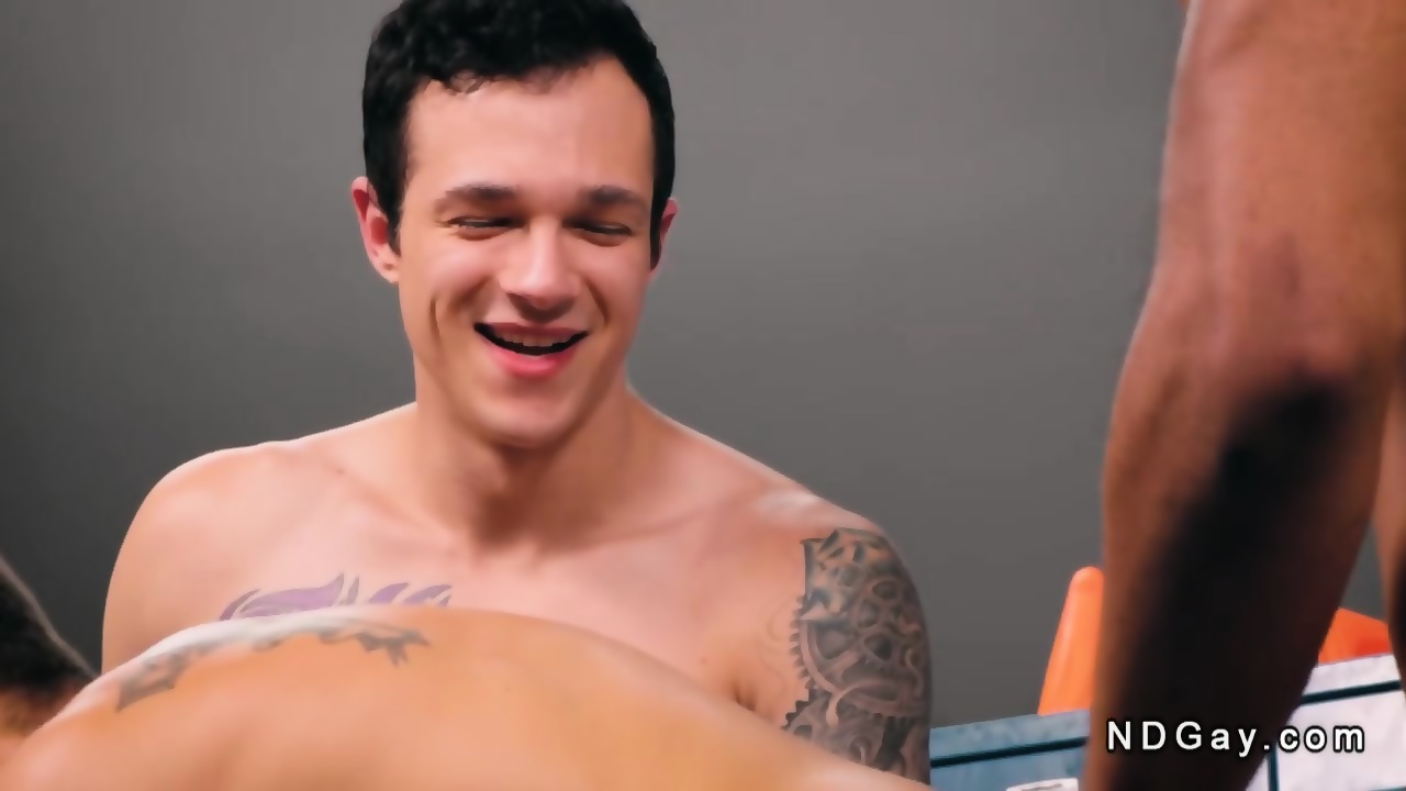 Interracial Gay Threesome Anal Sex In Locker Room Eporner