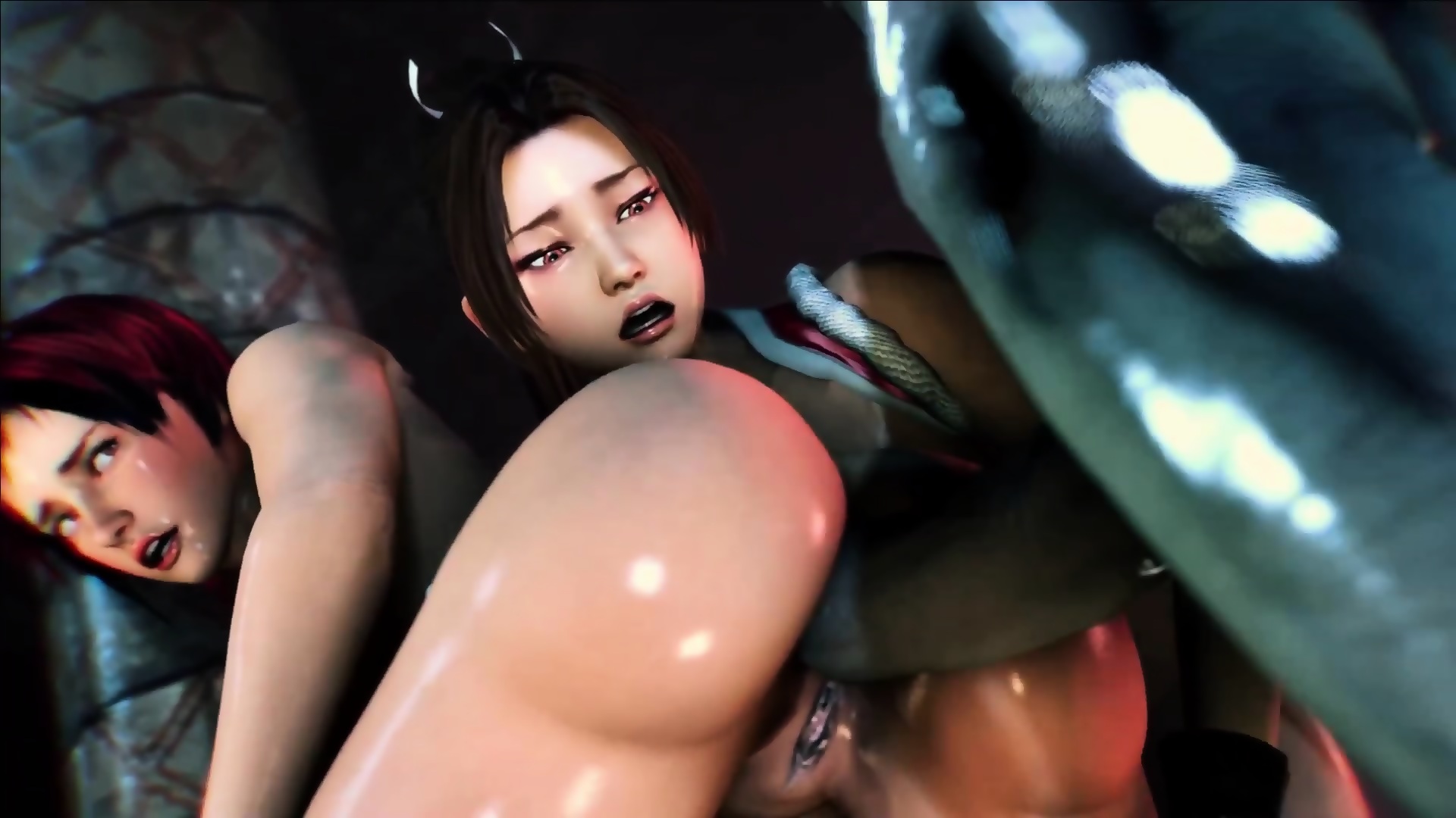 Bad Guys With Big Dicks Are Her Weakness Animation Anal Sex And Cum